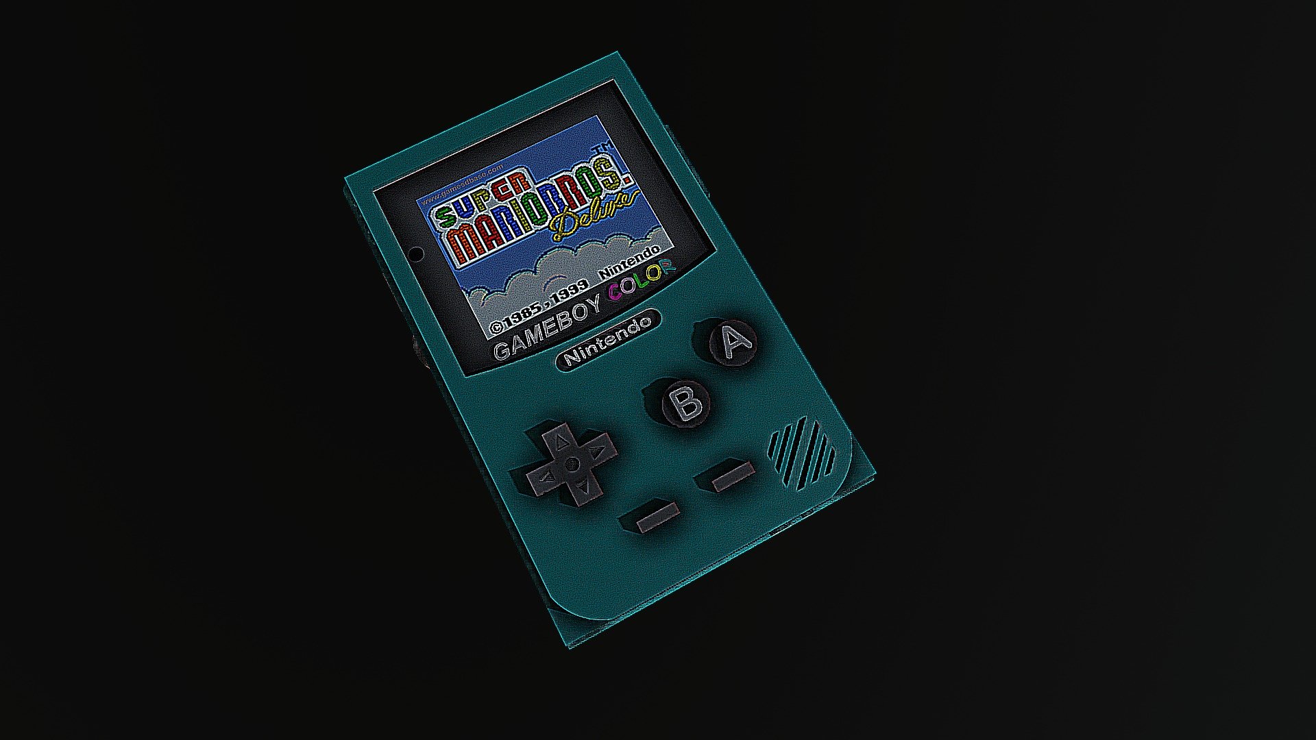 Game Boy Color - 3D model by Manel Benlloch (@ManelBenlloch) [37e9631 ...