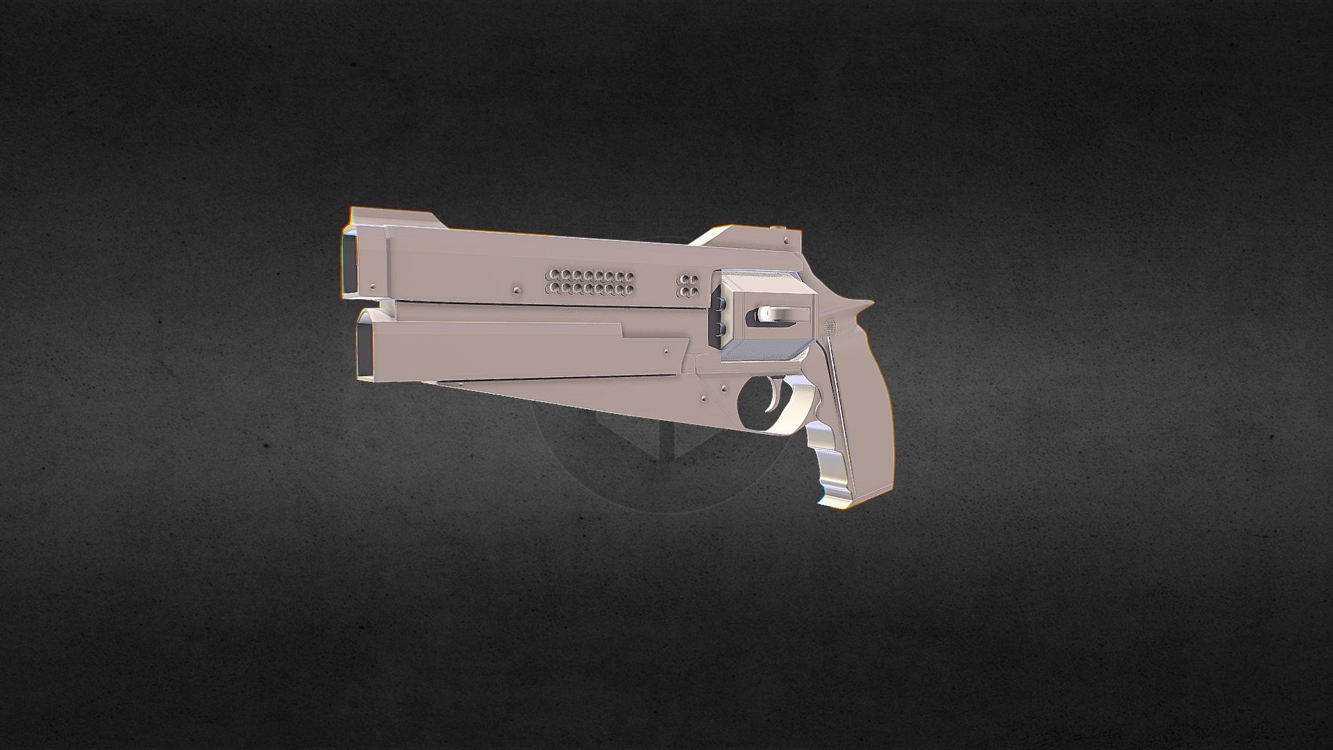 High Poly Gun - 3D model by Lucas___Ramon [37ebea8] - Sketchfab