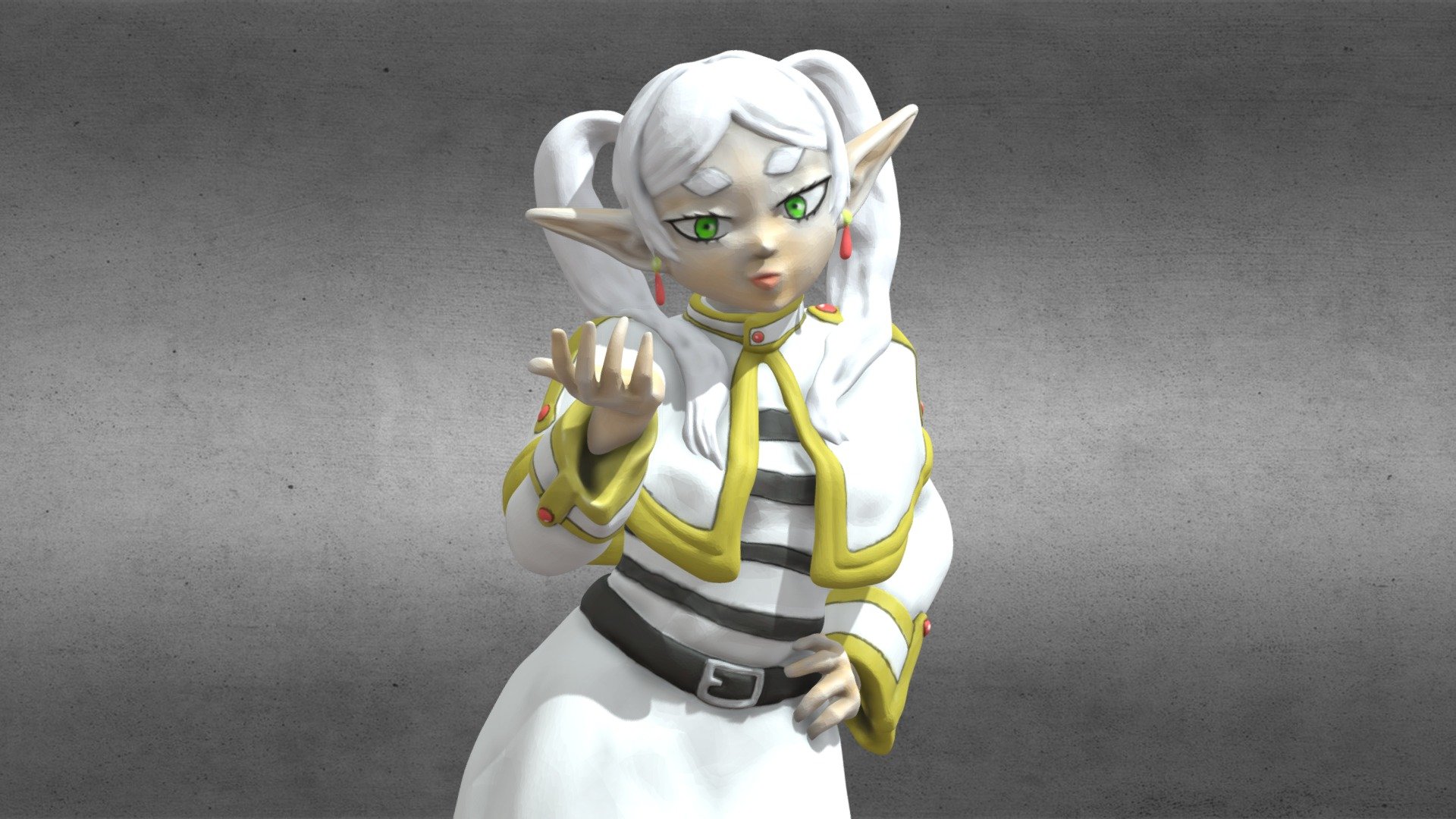 Frieren from Sousou no Frieren - 3D model by UndeadSanada [37ec5a2 ...