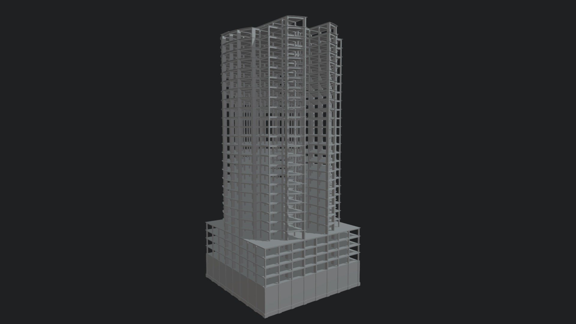 Structural Framework \ SF008 - 3D model by Amir Baloch (@amirbaloch ...