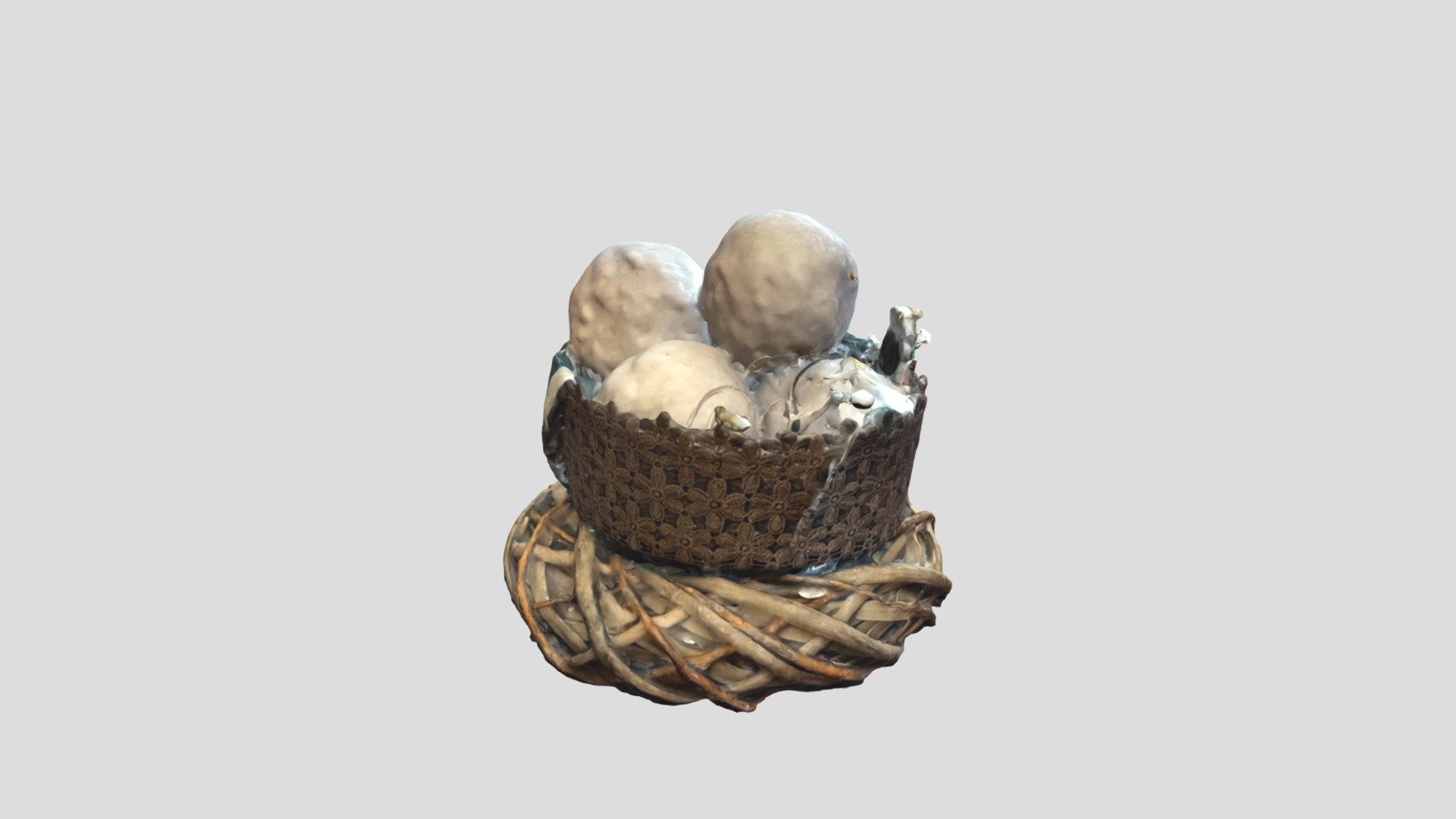 Snow Ball in basket - Download Free 3D model by thx350 [37ed7f8 ...