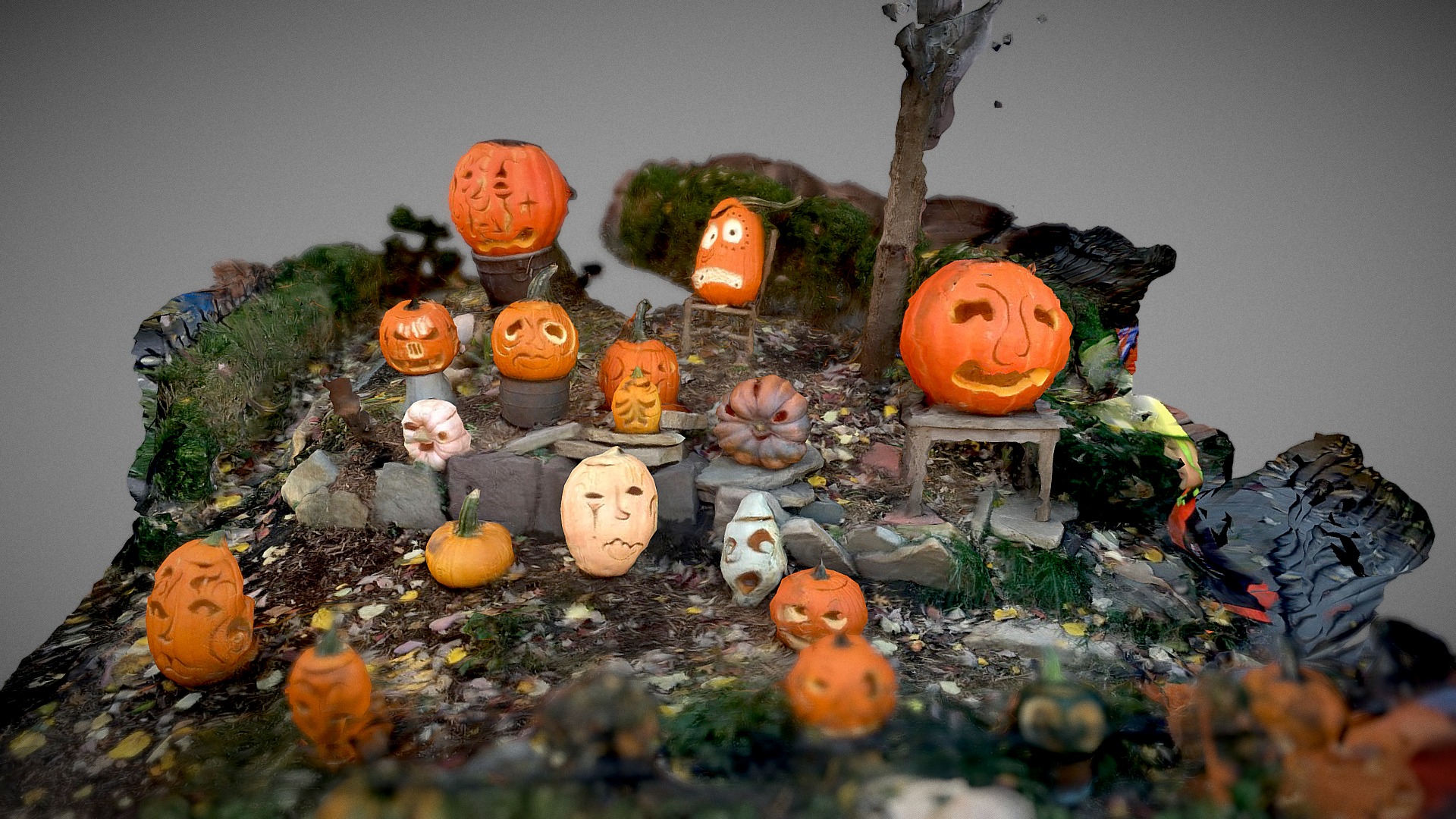 Pumpkin show - Download Free 3D model by alban [37ee0f0] - Sketchfab