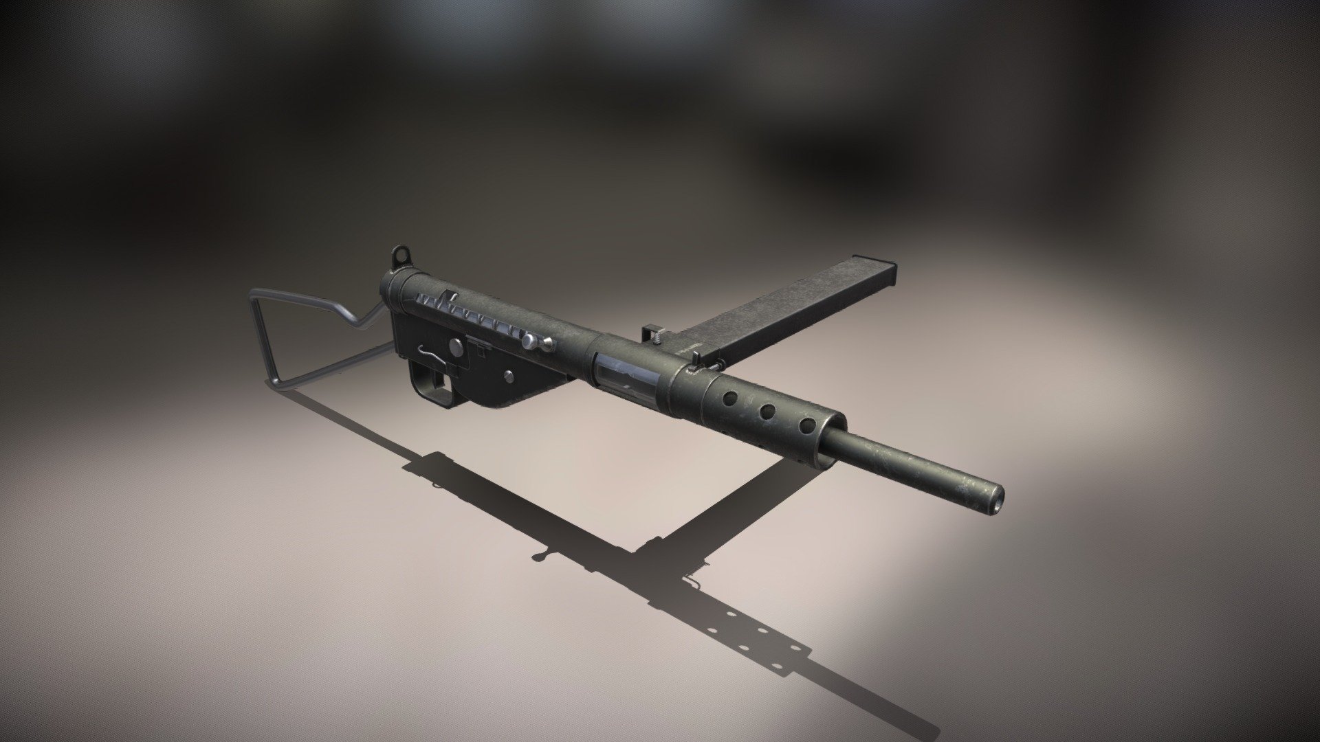 Sten Gun - 3D model by JoeZo [37eeb65] - Sketchfab