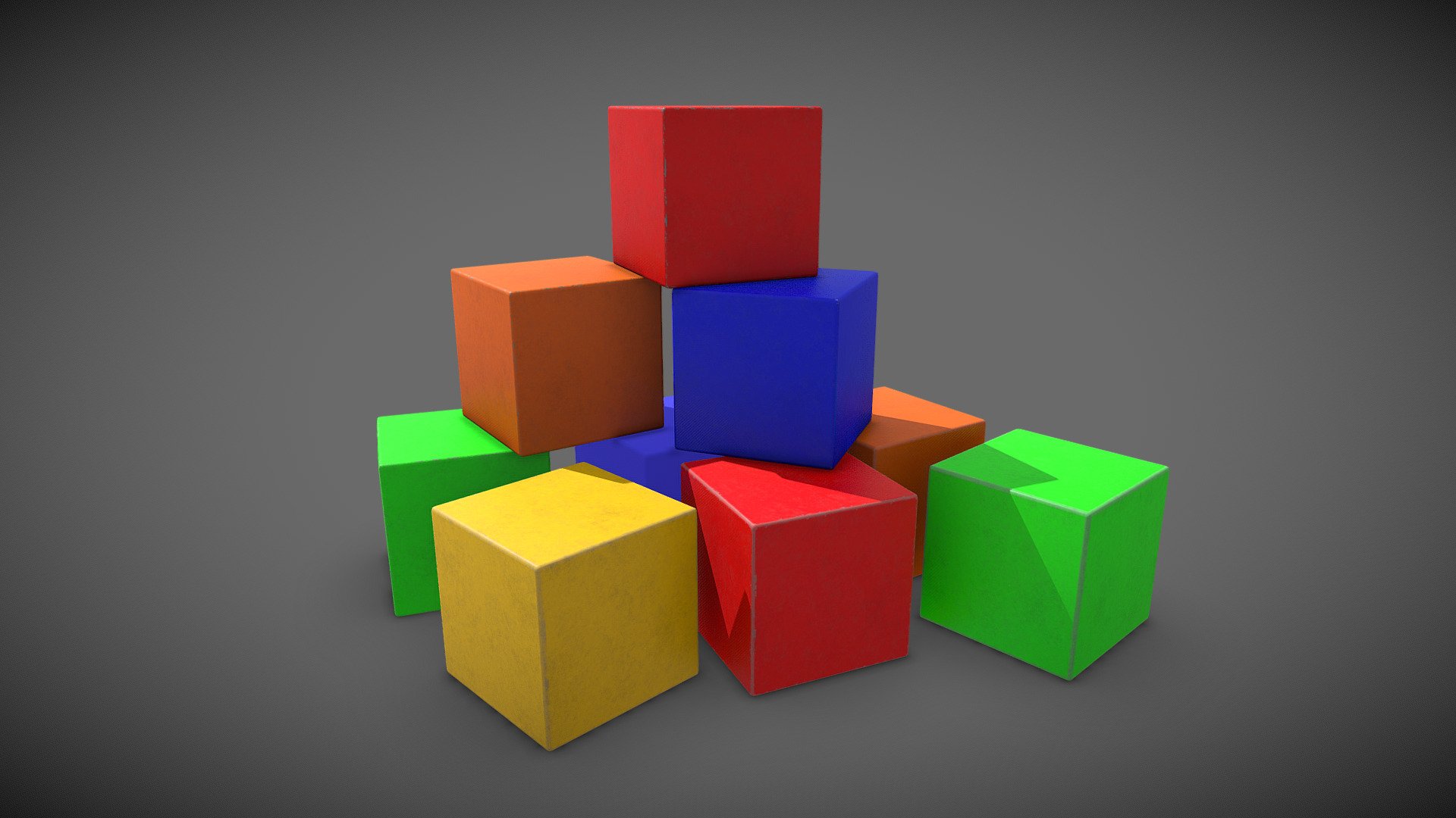 Kids cubes. Детские кубики. - Download Free 3D model by Valger [37f5f87 ...