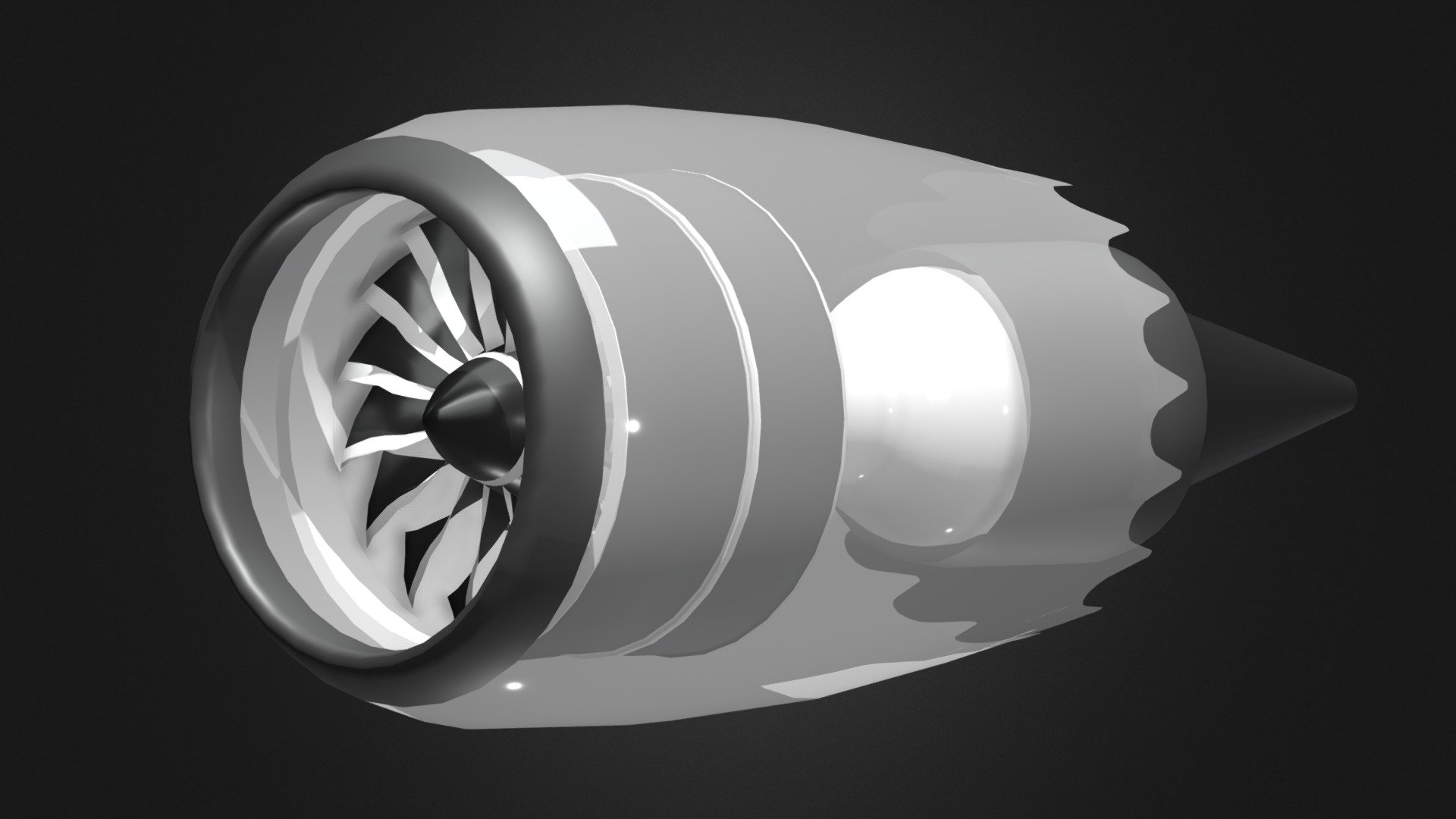 Airplane engine - Download Free 3D model by Víctor Hernández ...
