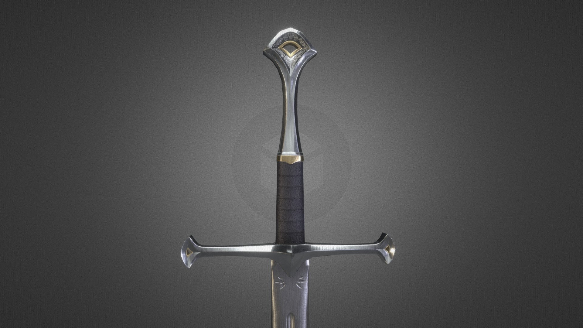 Medieval Knight's Long Sword - Download Free 3D model by Hossam ...