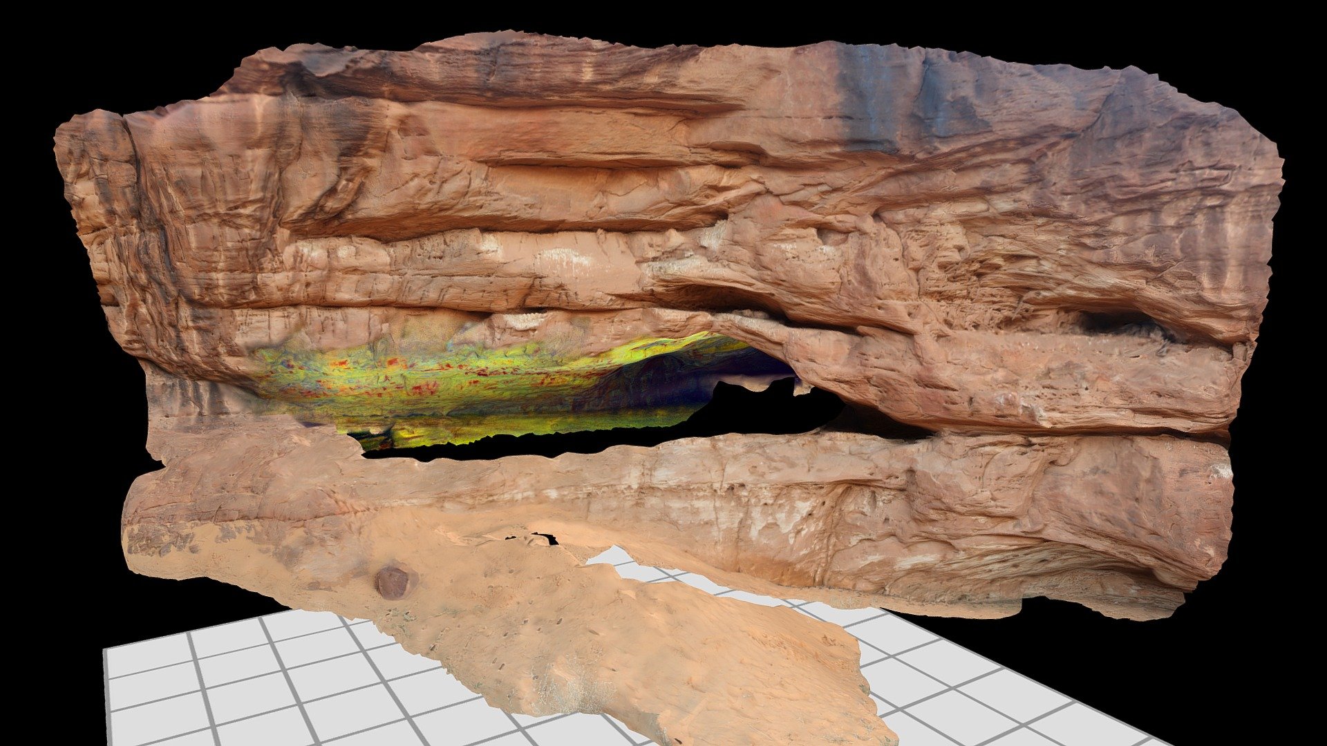 The Duellers’ Shelter, Ennedi (Chad) - 3D model by Alessandro Menardi ...