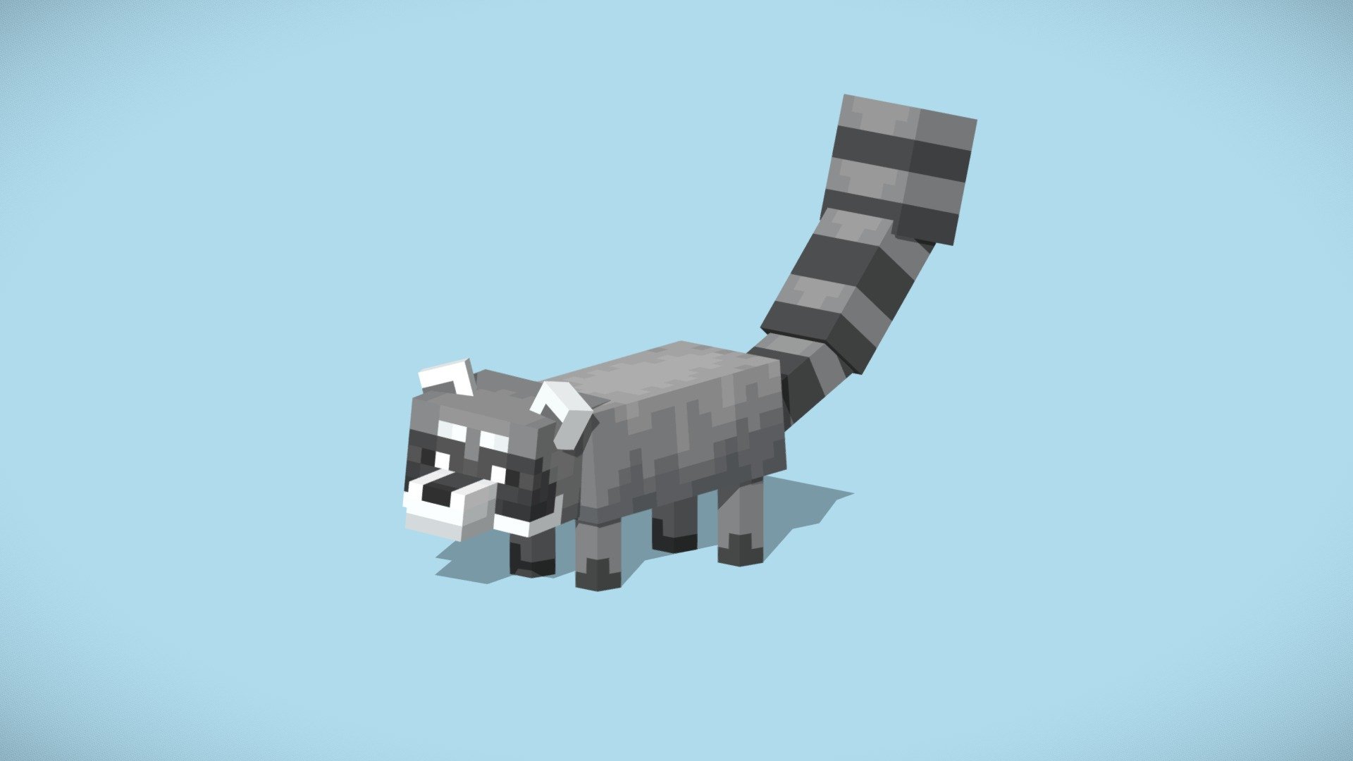 Raccoon - 3D model by LandyStudio (@landy48465) [37fb082] - Sketchfab