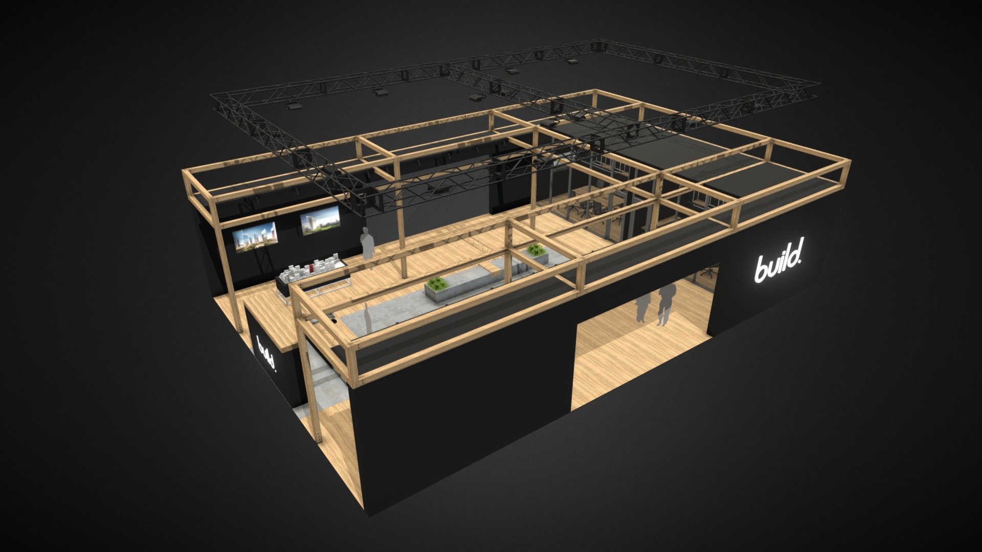 Demo Exhibition Stand - 3D model by Archetype Design (@archetypedesign ...