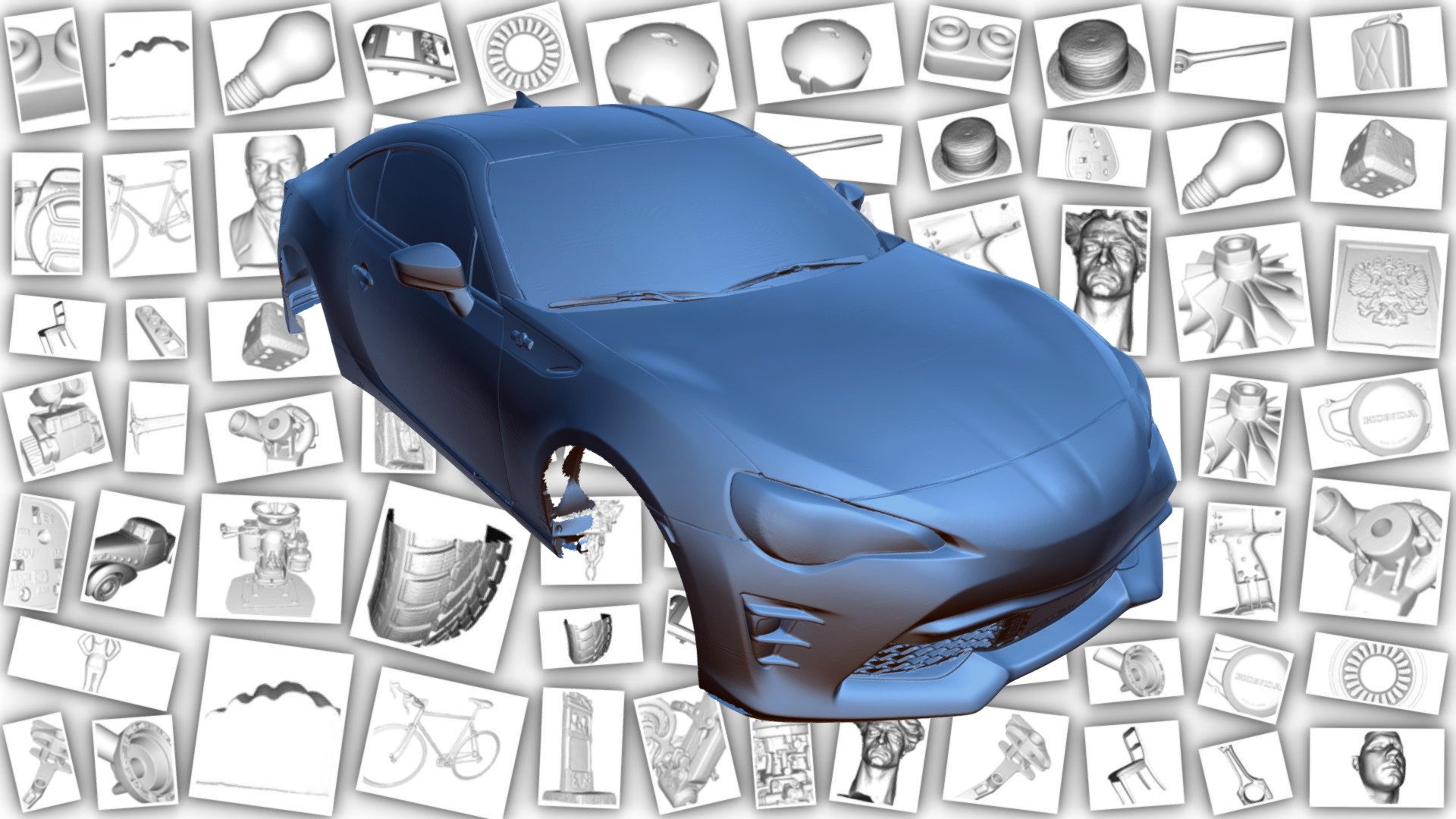 Toyota GT86 3d scan data - 3D model by CAD-LAB (@3dscaning) [37ff82a ...