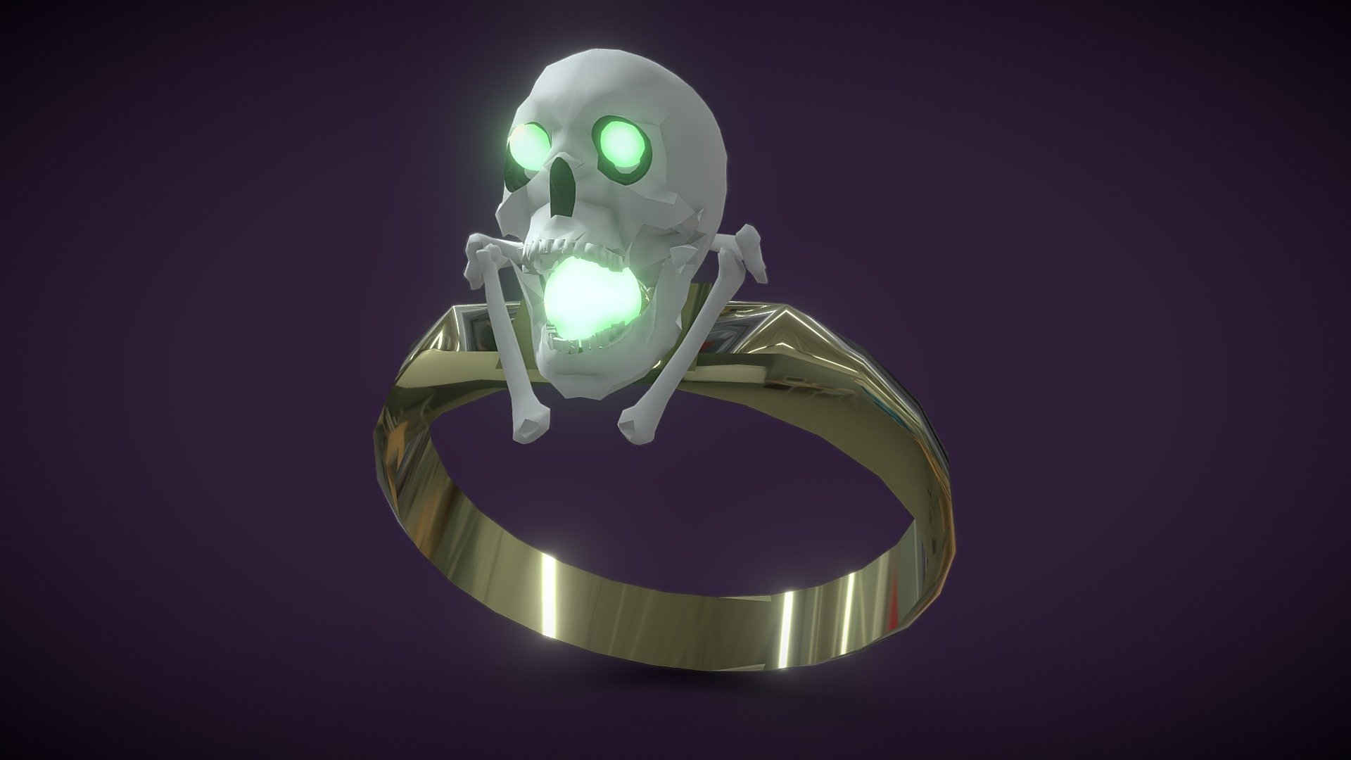 Multiverse Skeleton Ring | 3DX - Buy Royalty Free 3D model by Snowism ...