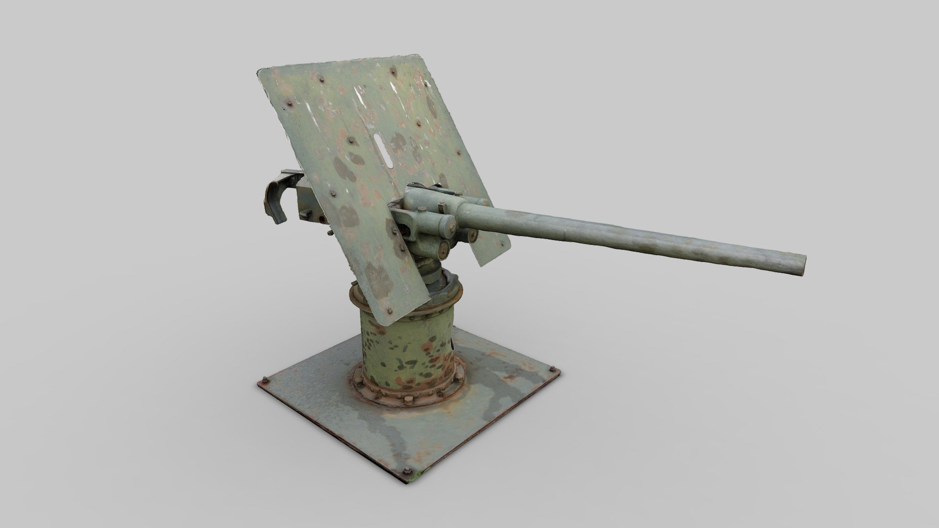 Hotchkiss Six Pounder QF Gun - Download Free 3D model by artfletch ...