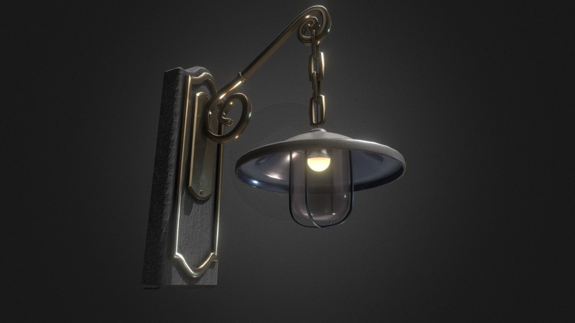 wall lamp - Download Free 3D model by batata (@i55121127) [3803840 ...