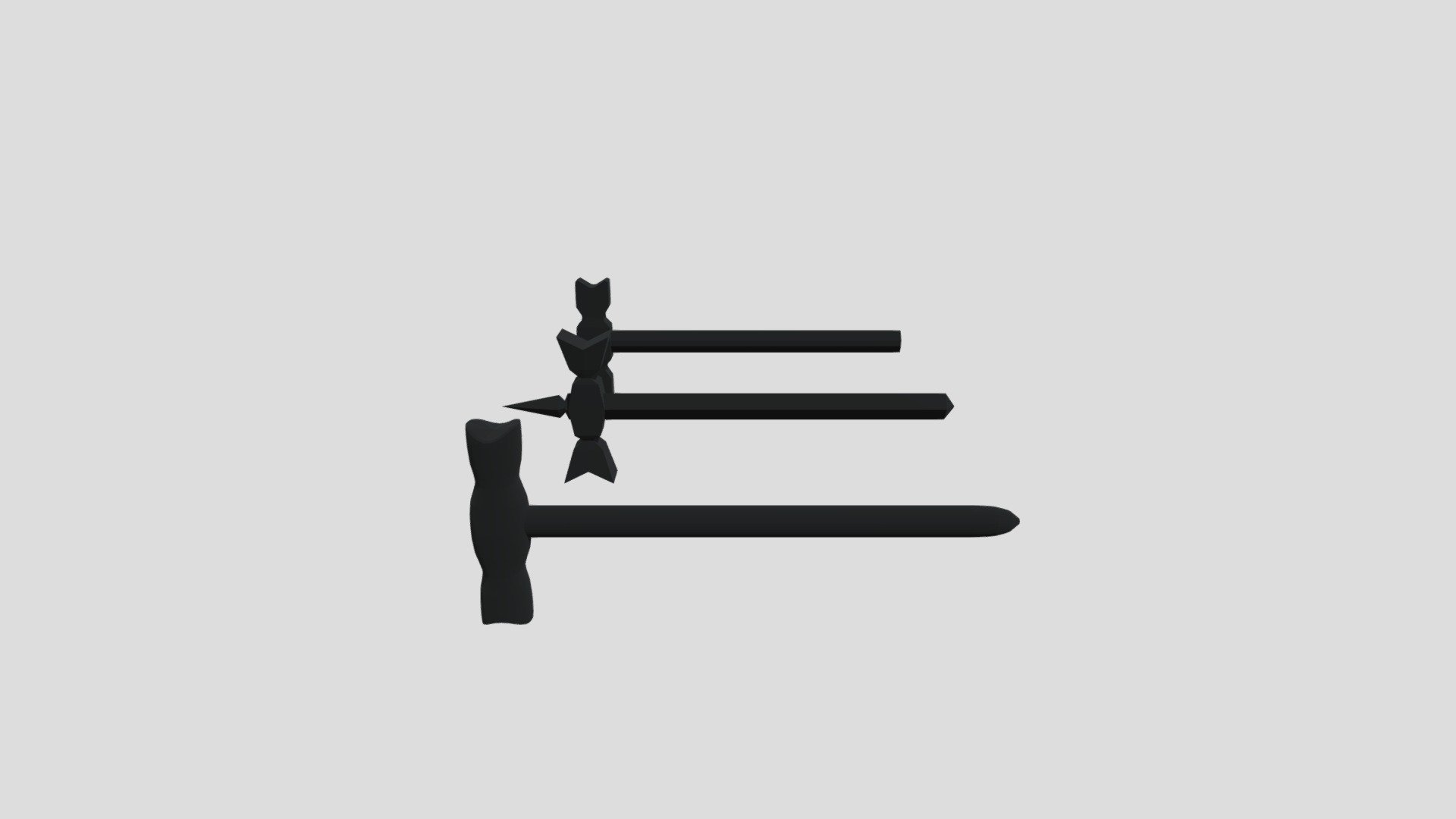 молоты - Download Free 3D model by kukuruzo4ka_yep [380451f] - Sketchfab