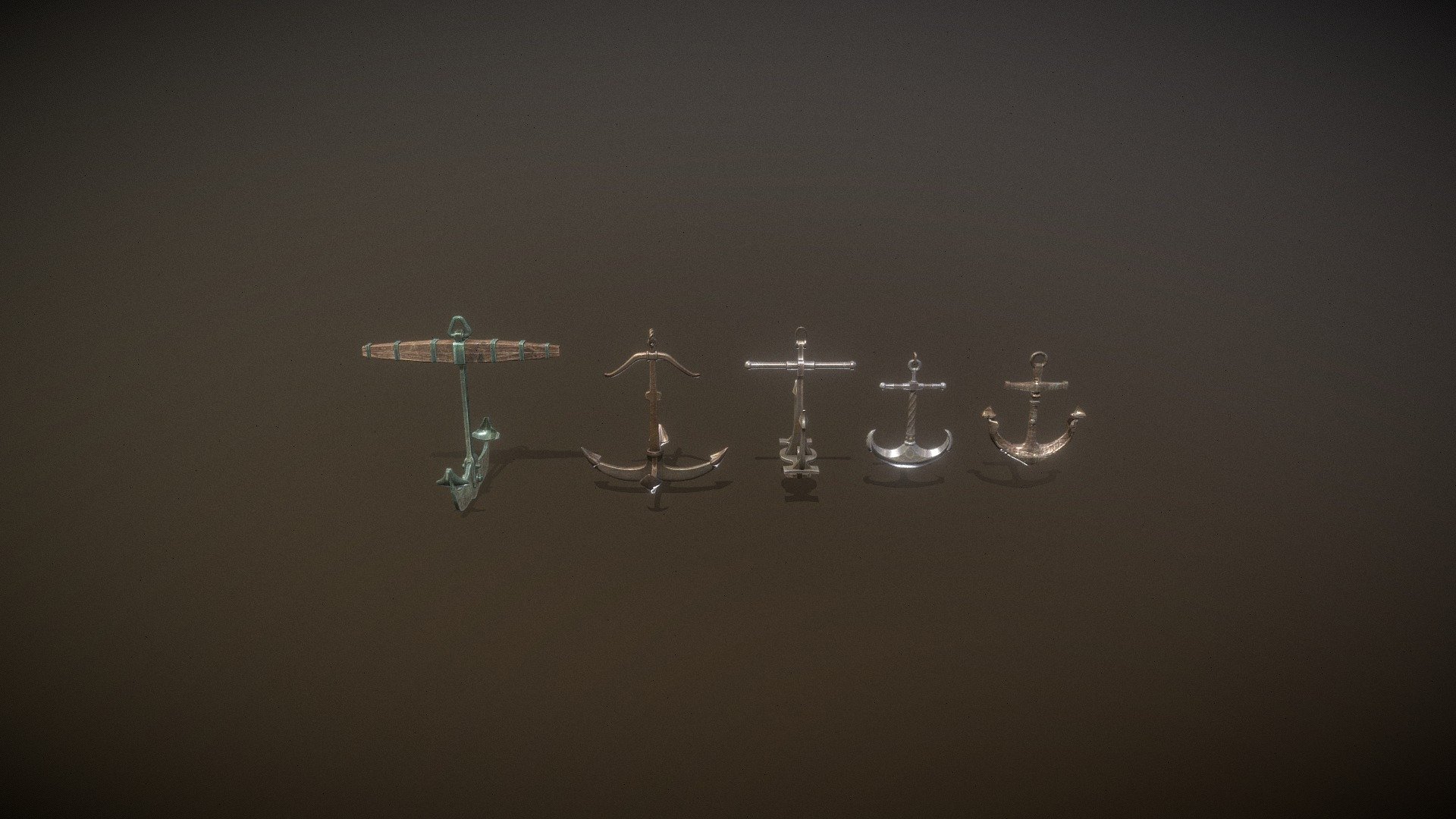 Anchors - Download Free 3D model by 3DMODE (@3DM0D3) [3806275] - Sketchfab