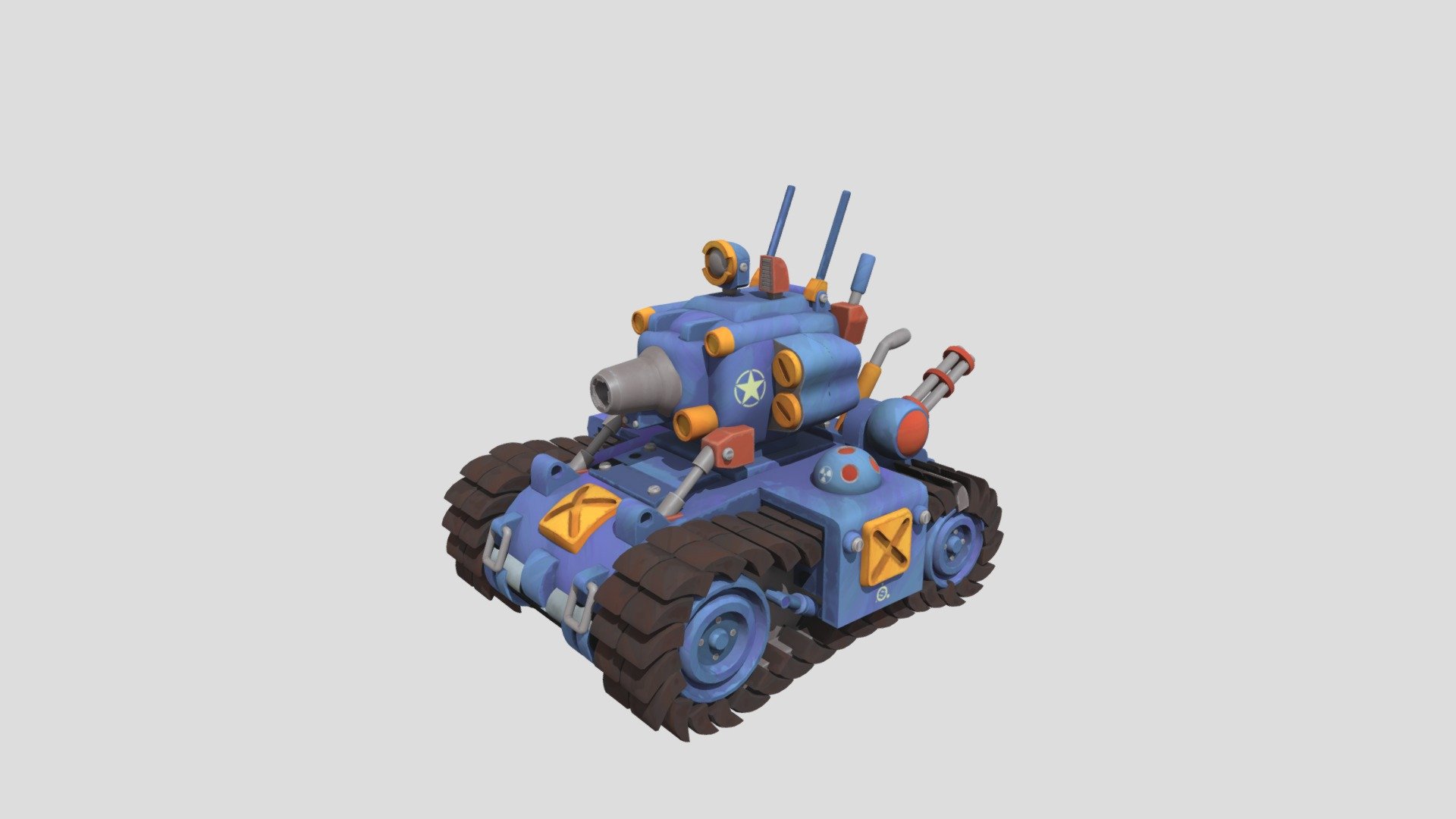 Metal Slug Tank - Download Free 3D model by nitusebastian [38069b2 ...