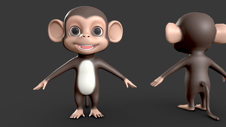 Chimpanzee 3D models - Sketchfab