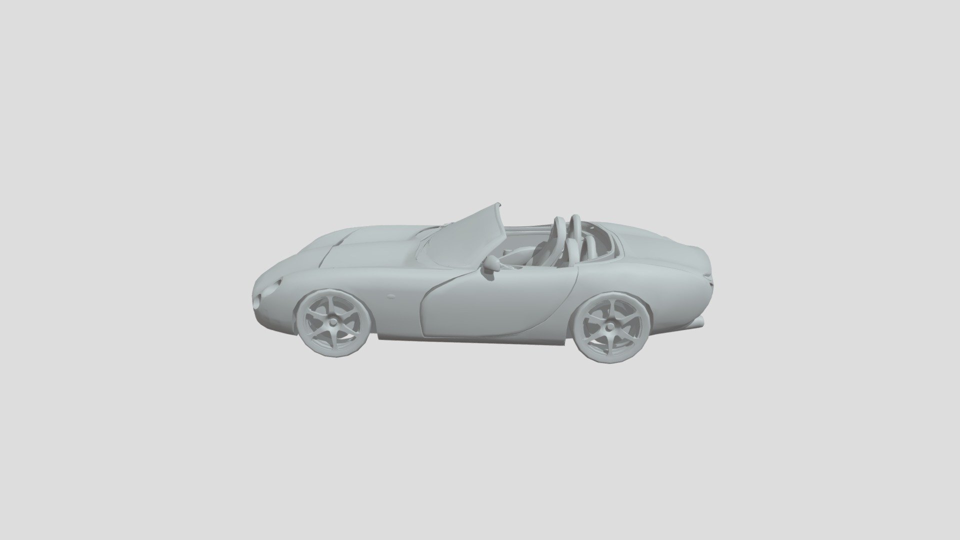 TVR Tuscan S scale1-60 lowpoly for 3D-printing - Download Free 3D model ...