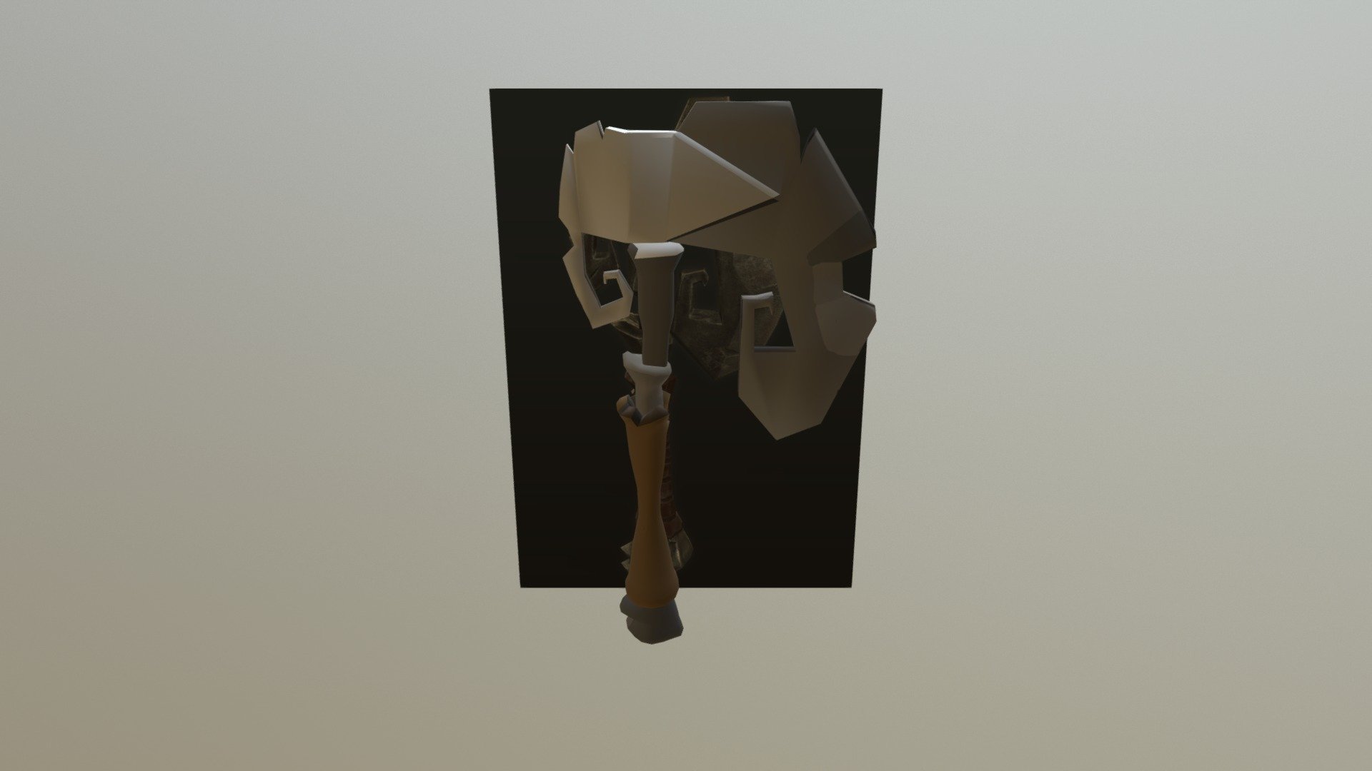 lowpoly axe - 3D model by ryan572448 [380ca2a] - Sketchfab
