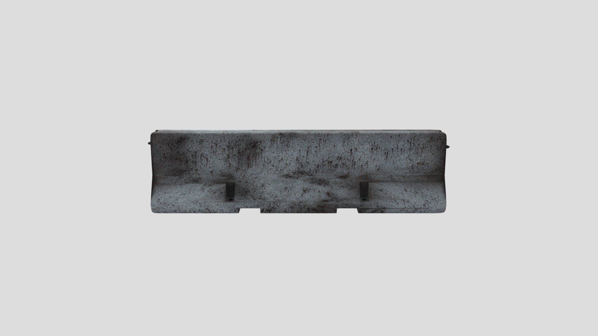 Construction K-Rail (Worn) - 3D model by fidustales [380cc35] - Sketchfab