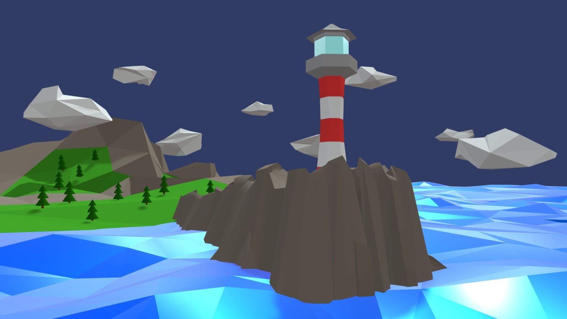 Faro LowPoly - 3D model by Nicolas Chavez (@chaveznicolas) [380d1b9 ...