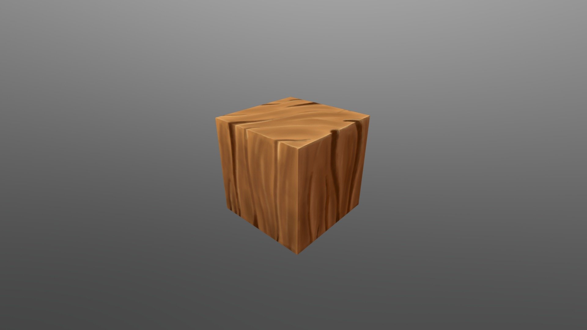 Stylized Cube Wood Painted Texture - Download Free 3D model by ...
