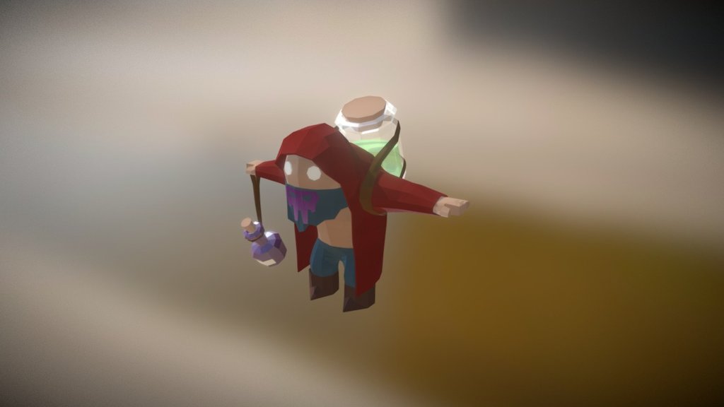 Magician Witch Doctor - 3D model by LittleV_Ellen (@fandao) [380f47b ...