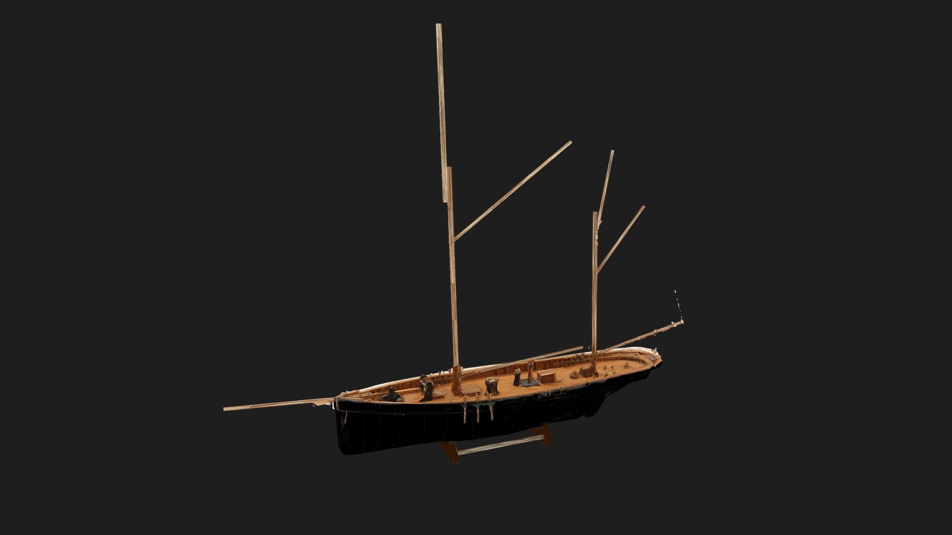 1963-333-4 Model of Brixham Trawler Dorothy - Download Free 3D model by ...