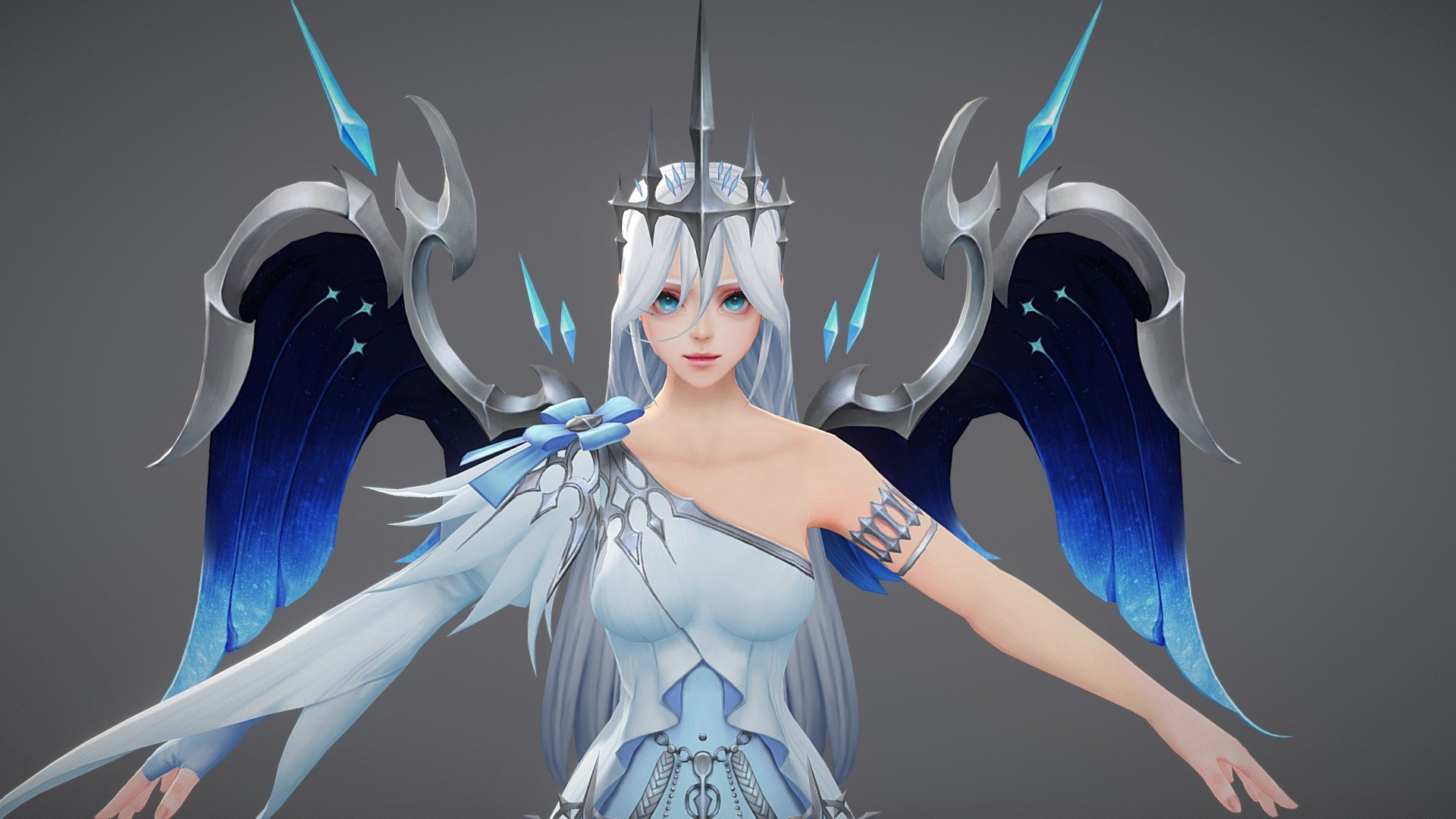 Dragon sky Goddesss_10 - 3D model by neogools [38110e2] - Sketchfab