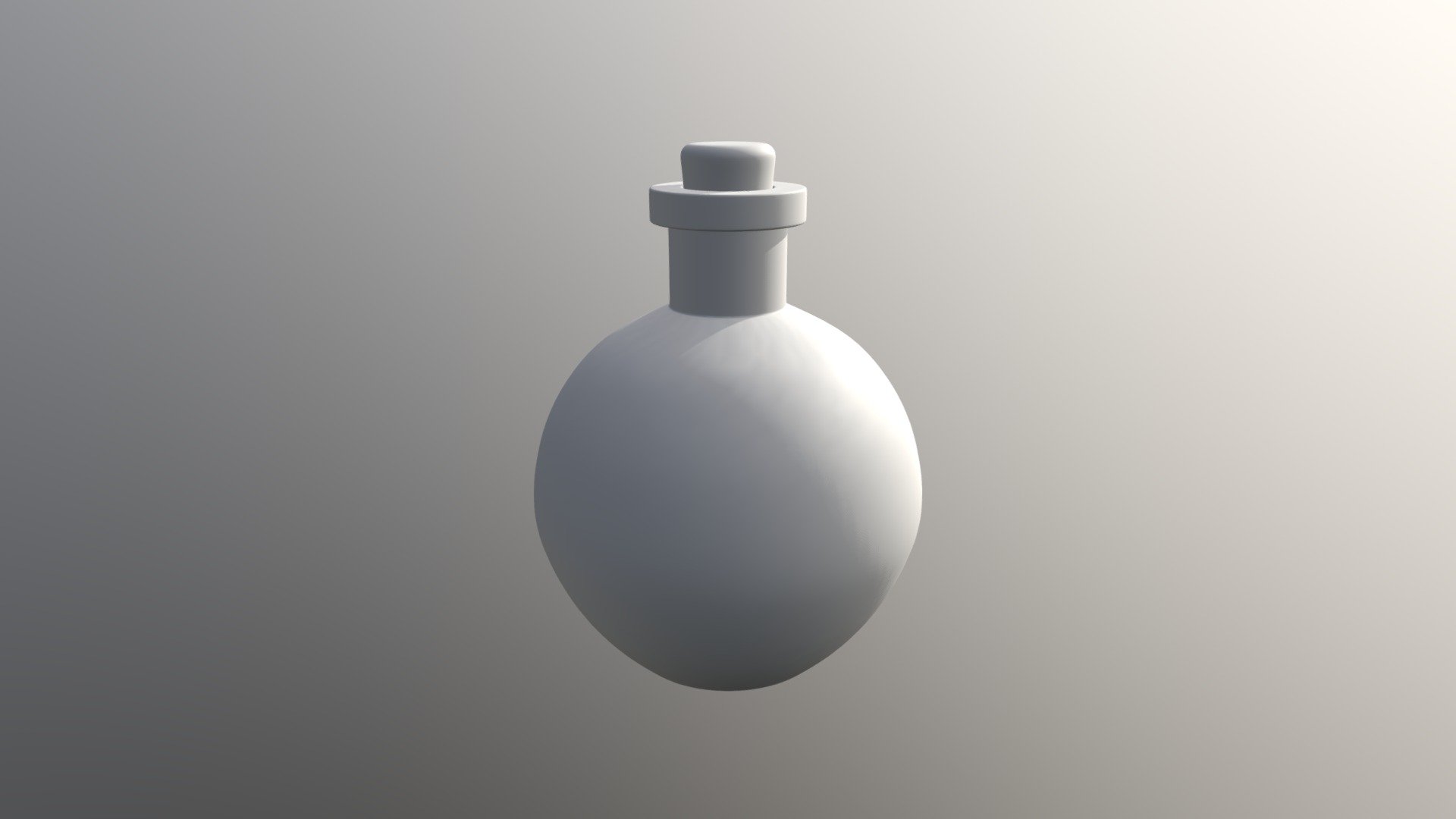 Glass Potion Bottle - 3D model by Garrett_Brewer [3811465] - Sketchfab