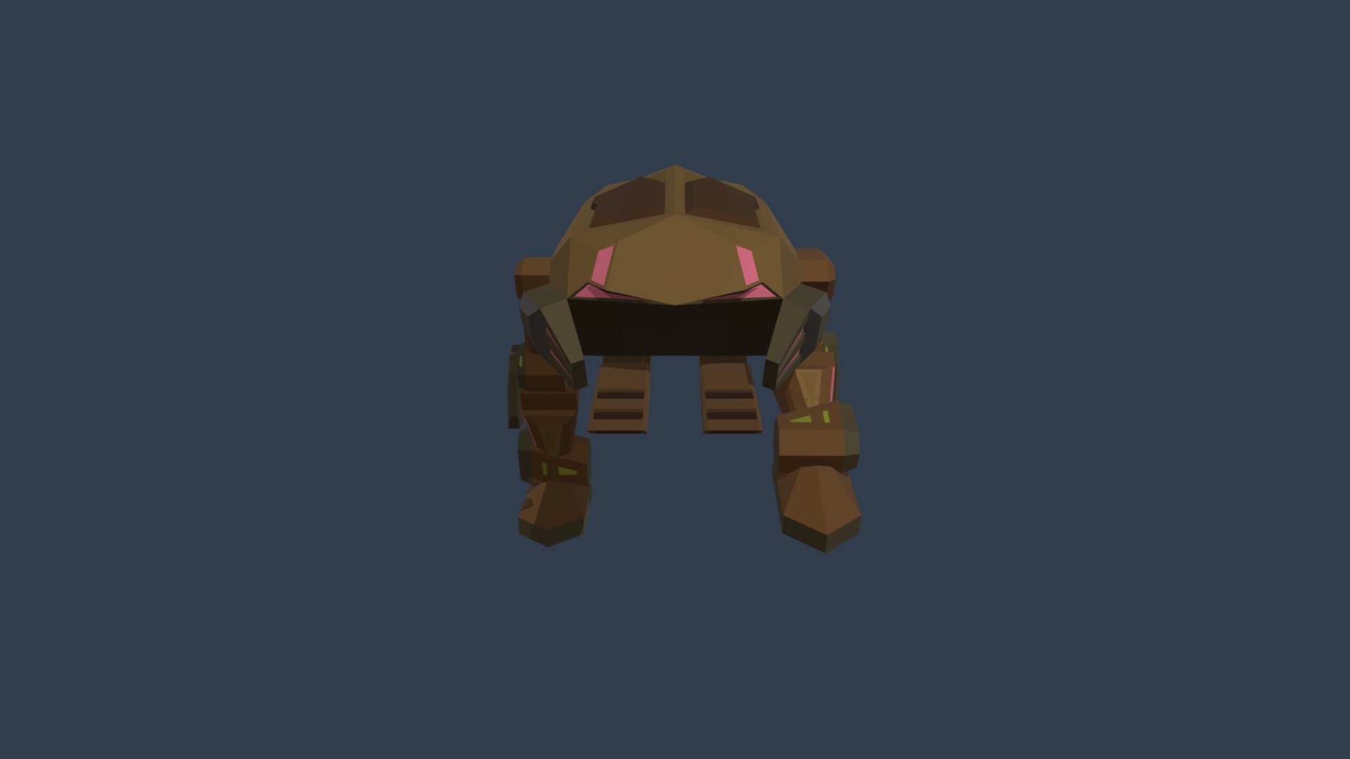 Low Poly Mech - Walker - 3D model by Rekkimaru [38115de] - Sketchfab
