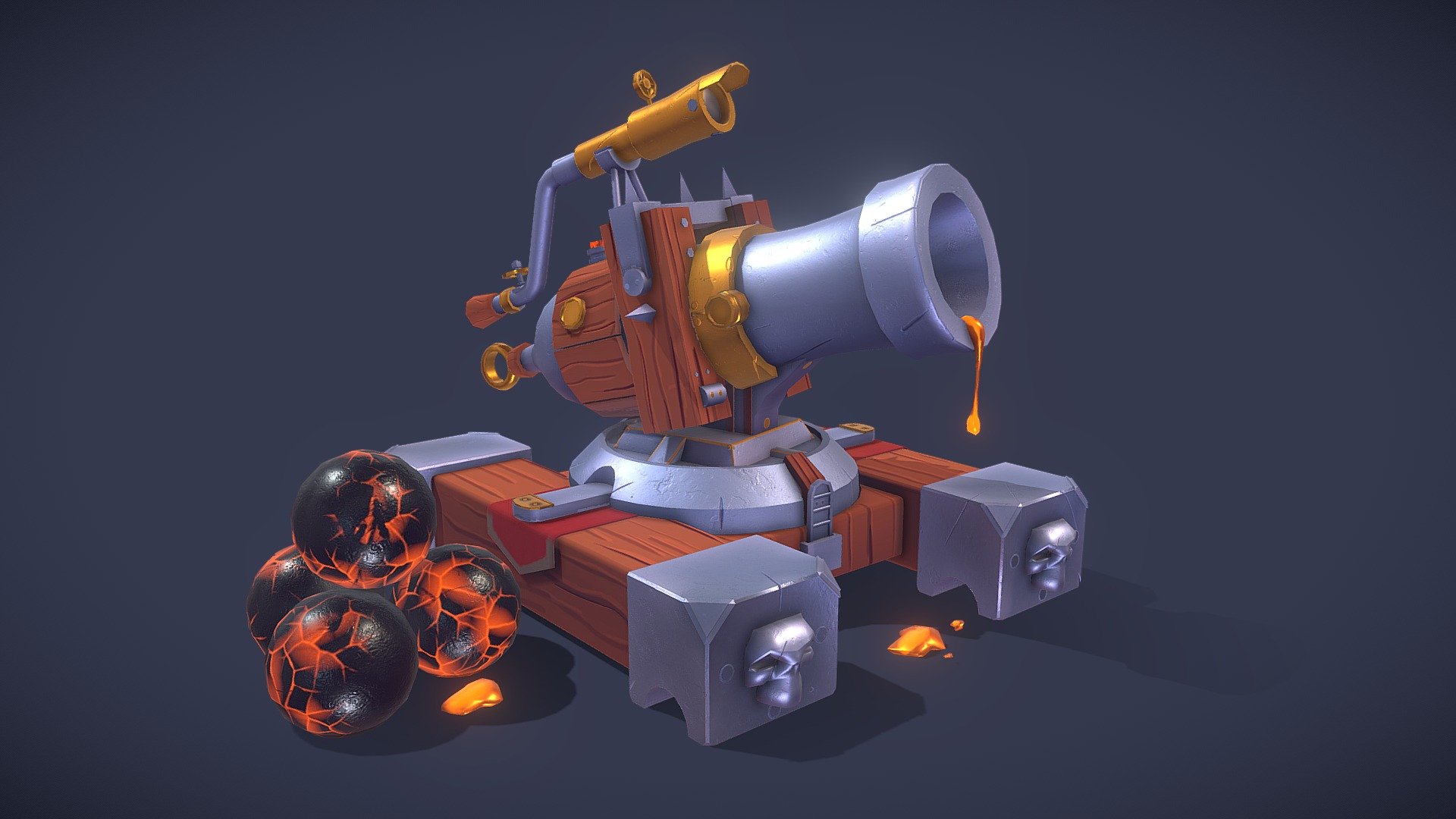 Magic Bombard - 3D model by Roman_Nilikovskii [381205b] - Sketchfab