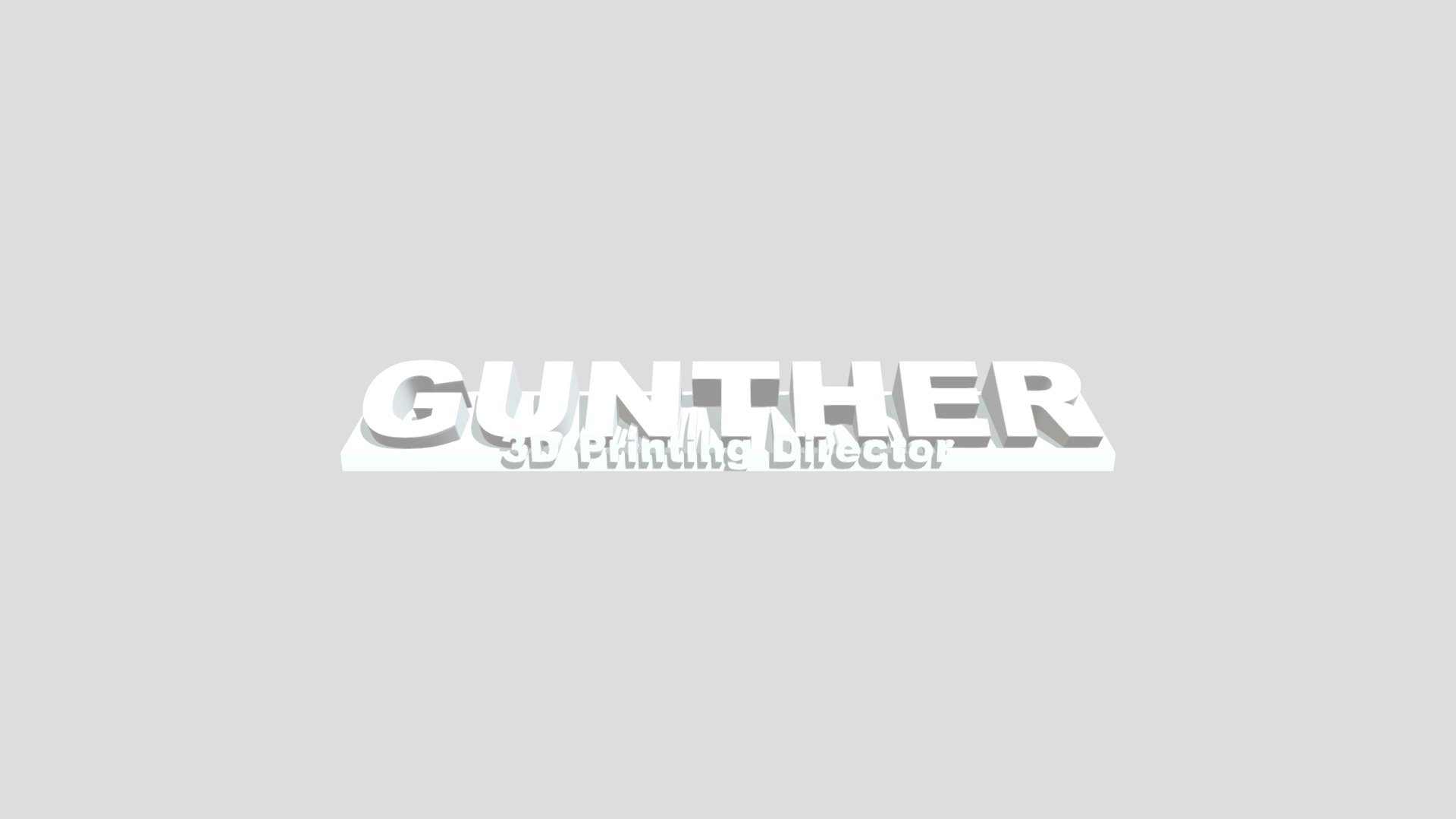 Gunther_nameplate - 3D model by elorx [3814733] - Sketchfab