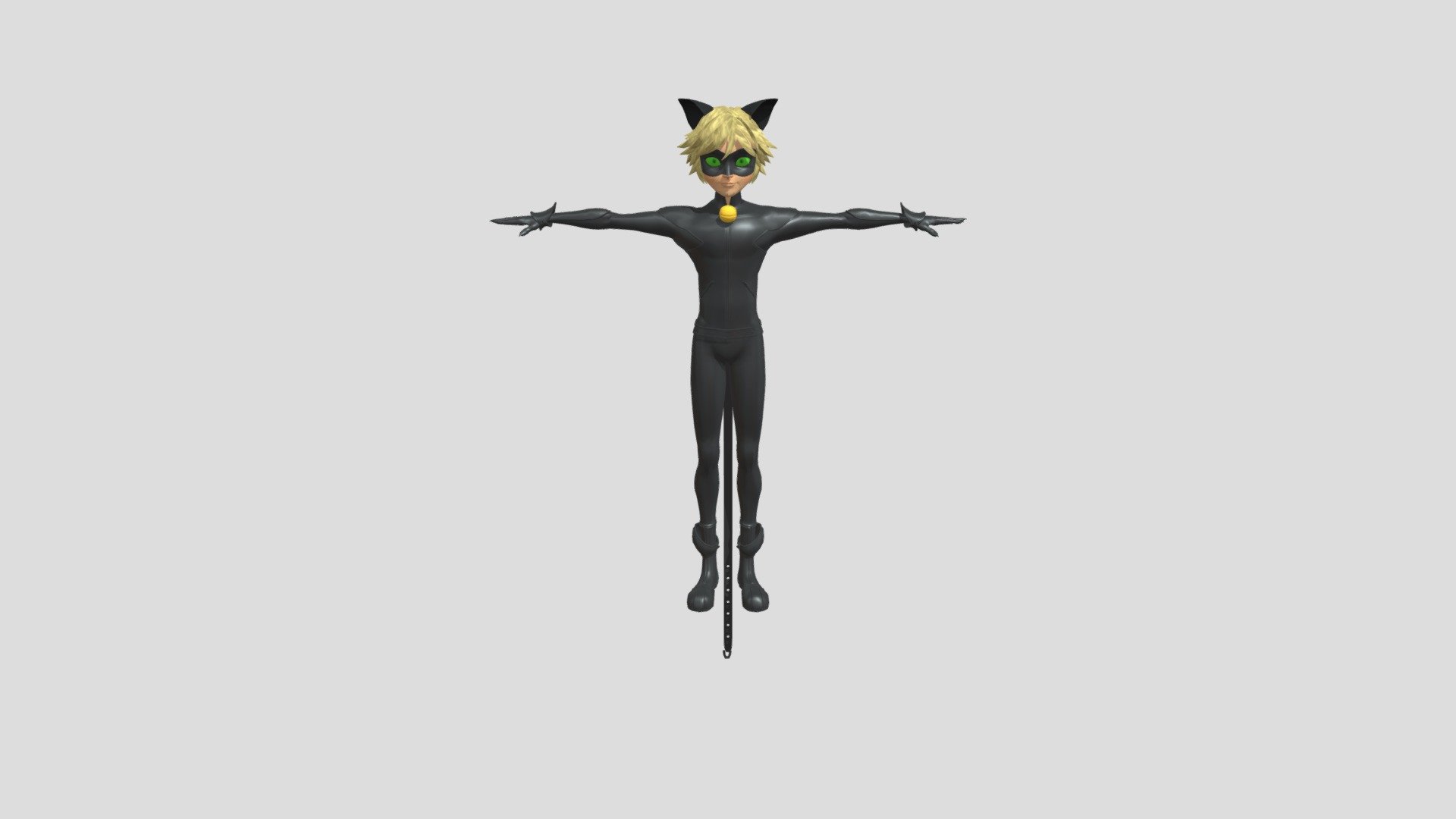 Chat noir || Miraculous - Download Free 3D model by Eduardo Dougokenski ...