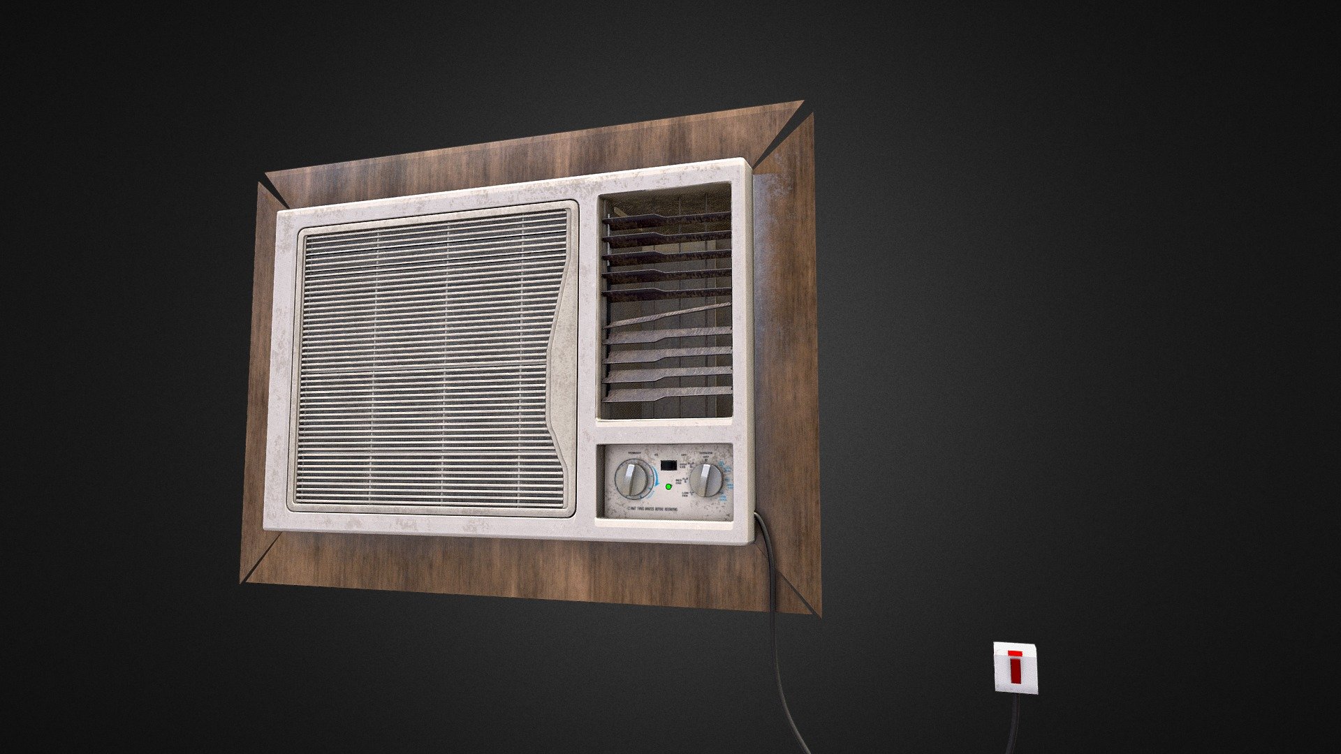 Window Air Conditioner - Buy Royalty Free 3D model by Mkc (@ixMkc1 ...