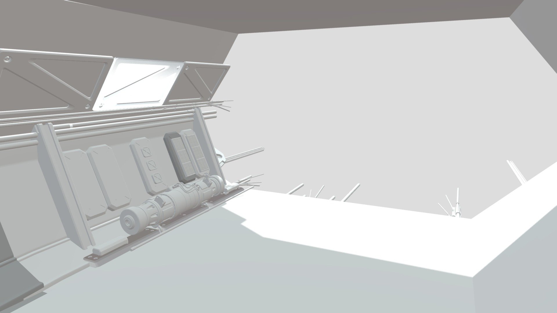 Corridor For Final Scene - Download Free 3D model by b019832i [38180ea ...