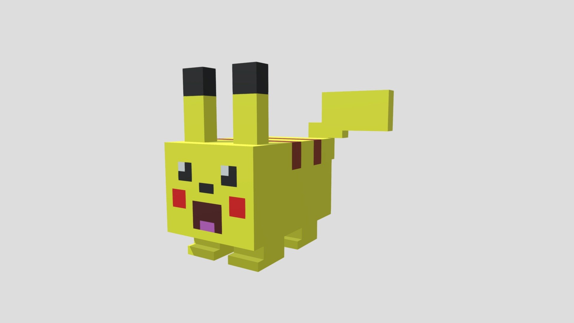 Pikachu - 3D model by IMullzy [3818a2b] - Sketchfab