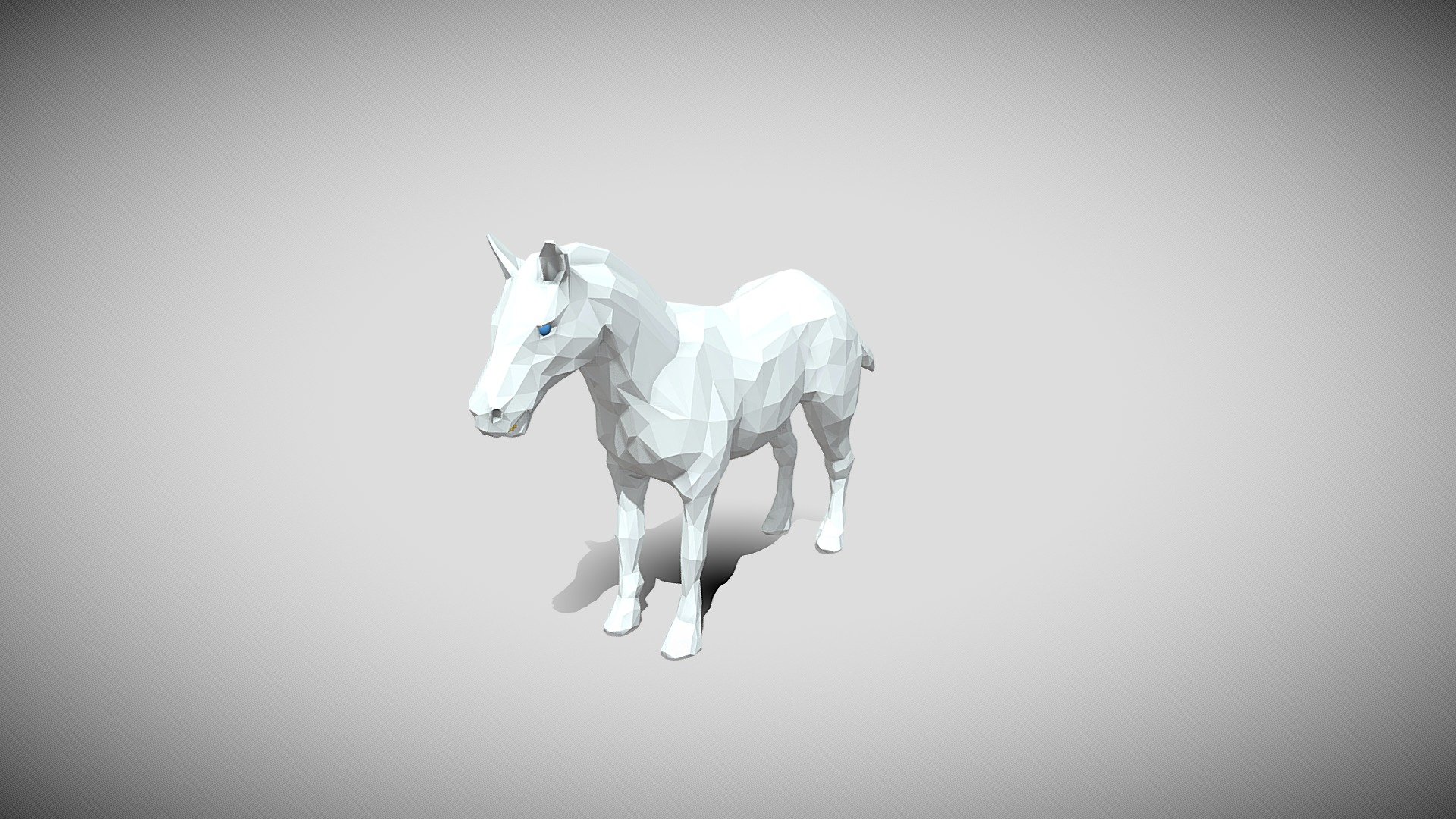 Low Poly Zebra - Buy Royalty Free 3D model by AssetSource [3818ae5 ...