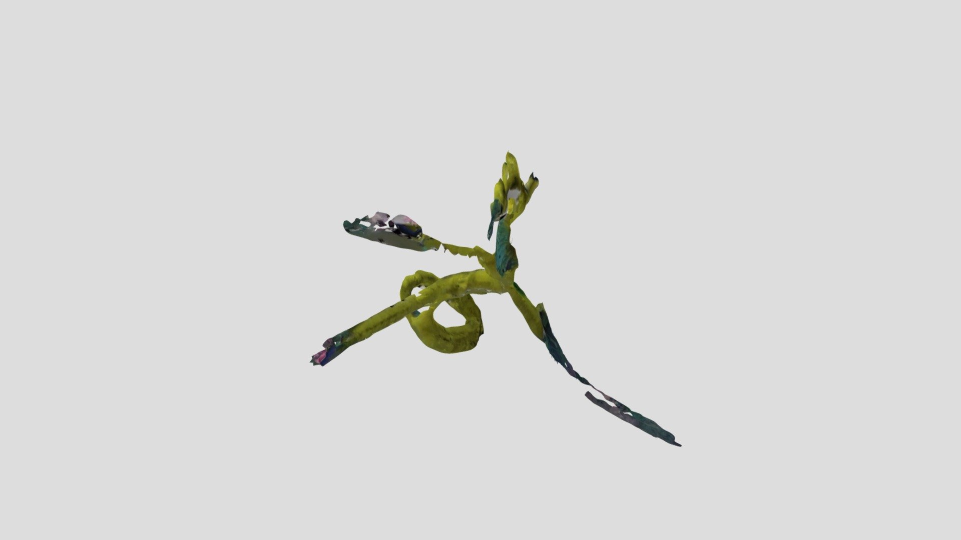 Yellow squiggle - Download Free 3D model by V&A Digital Classroom ...