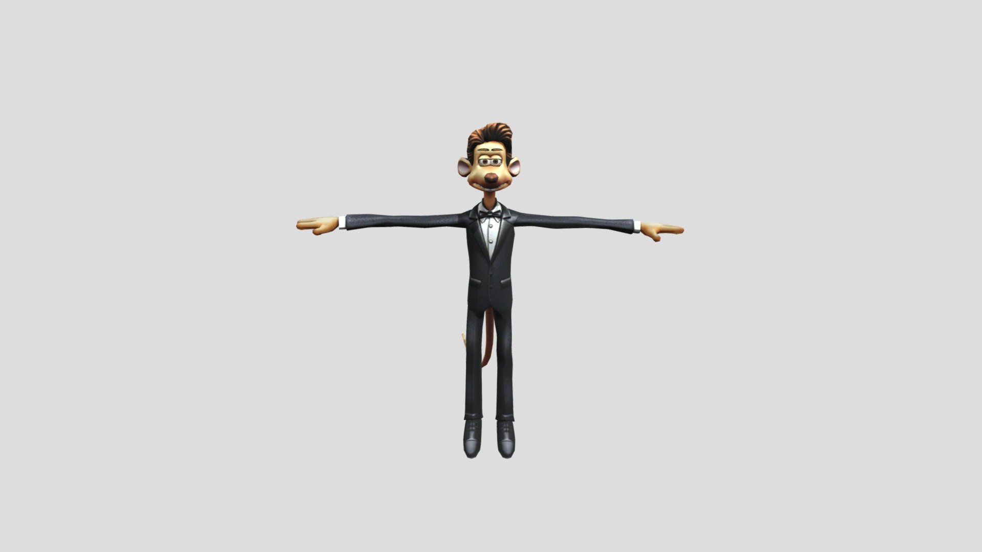 Roddy St James T Pose - Flushed Away - Download Free 3D model by ...