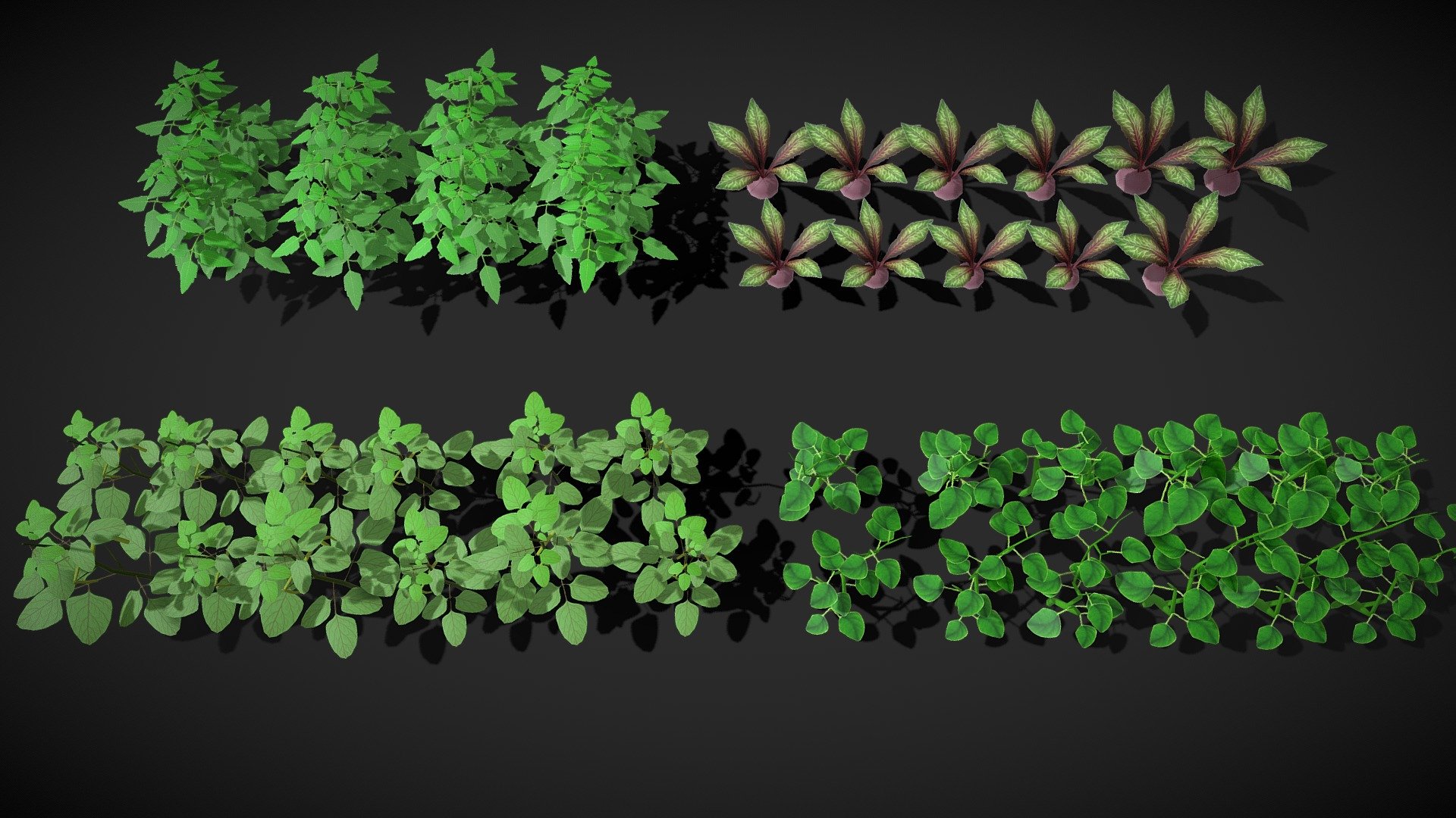 Game-Ready Low Poly Vegetable Garden Pack - Buy Royalty Free 3D model ...