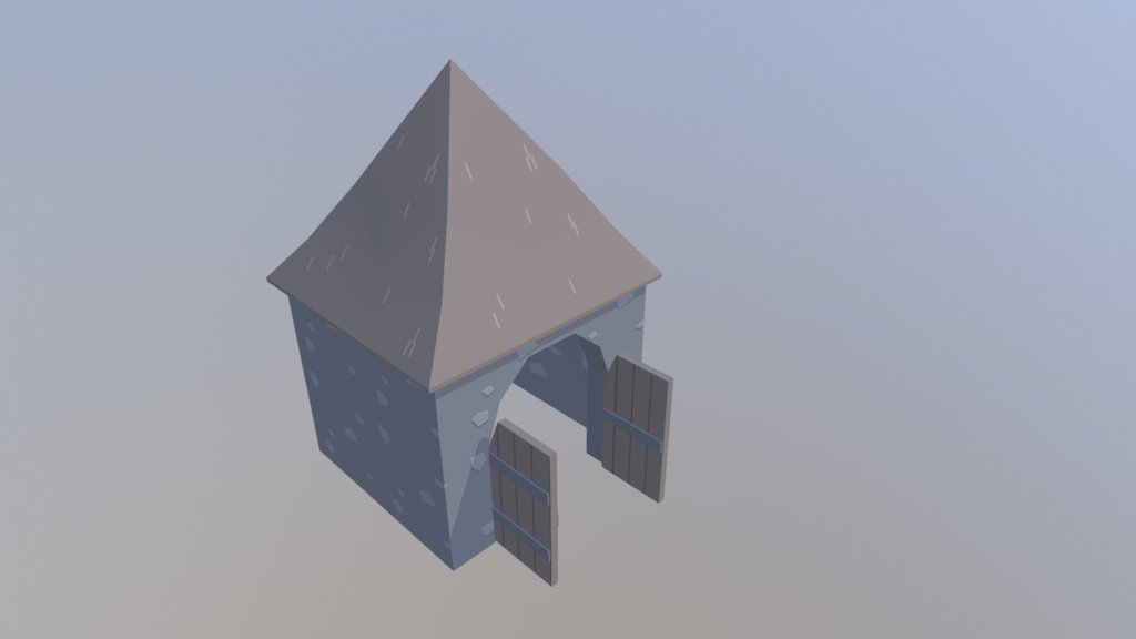 Gate Tower - Download Free 3D model by Iso Game Lab (@isogl) [381cb09 ...