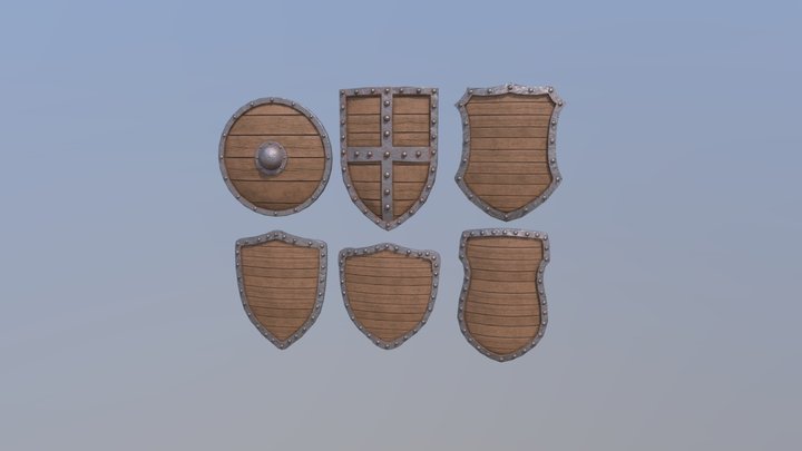 Shield-pack 3D models - Sketchfab