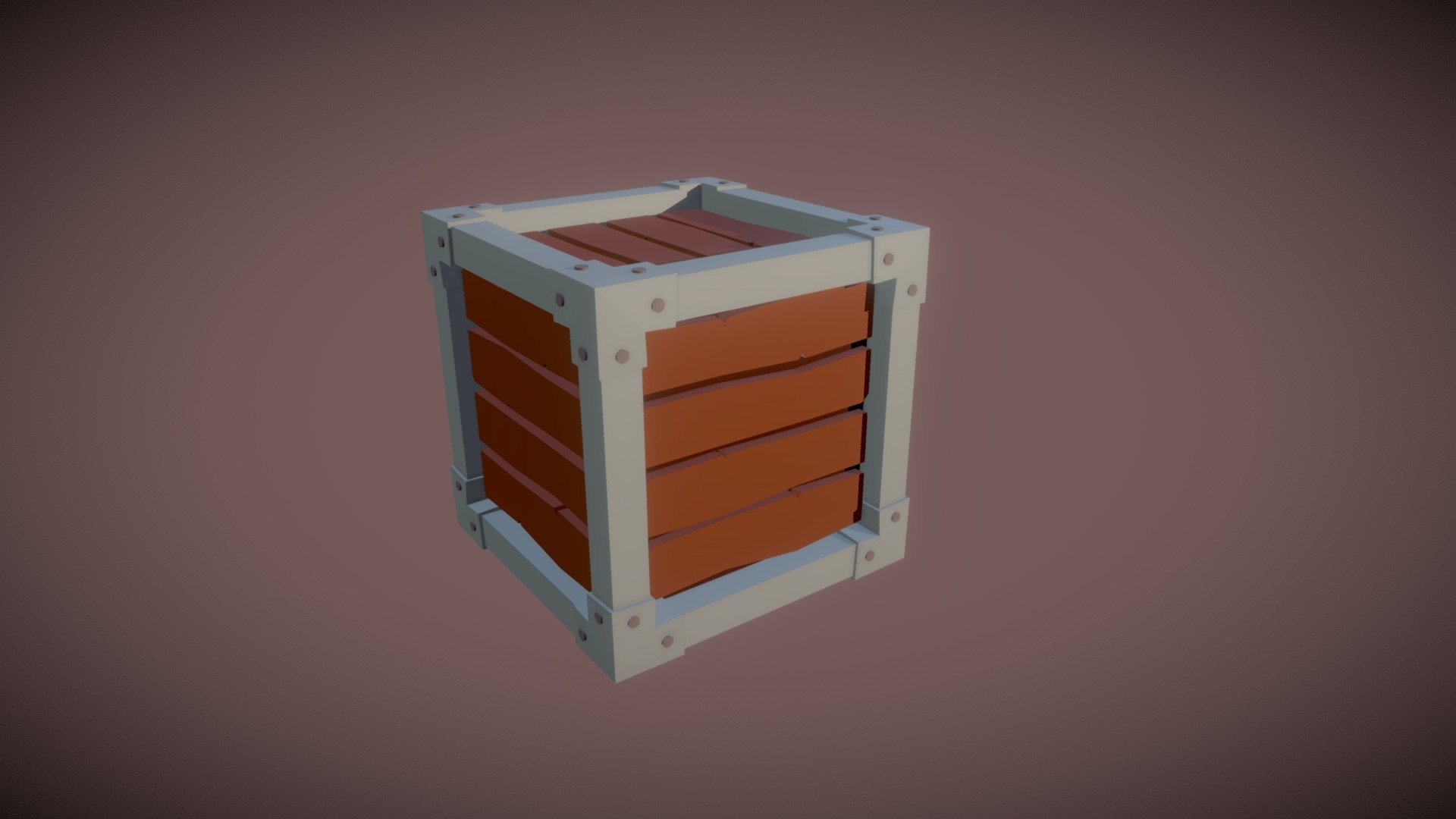 Low Poly Wooden Box - 3D model by Arka (@ivancampana31) [381ef98 ...