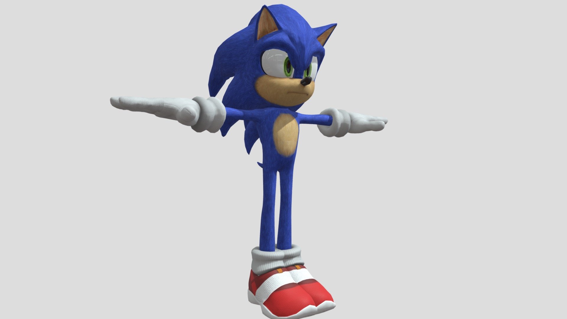 Sonic Movie (Long Quills) - Download Free 3D model by 🌌 ...
