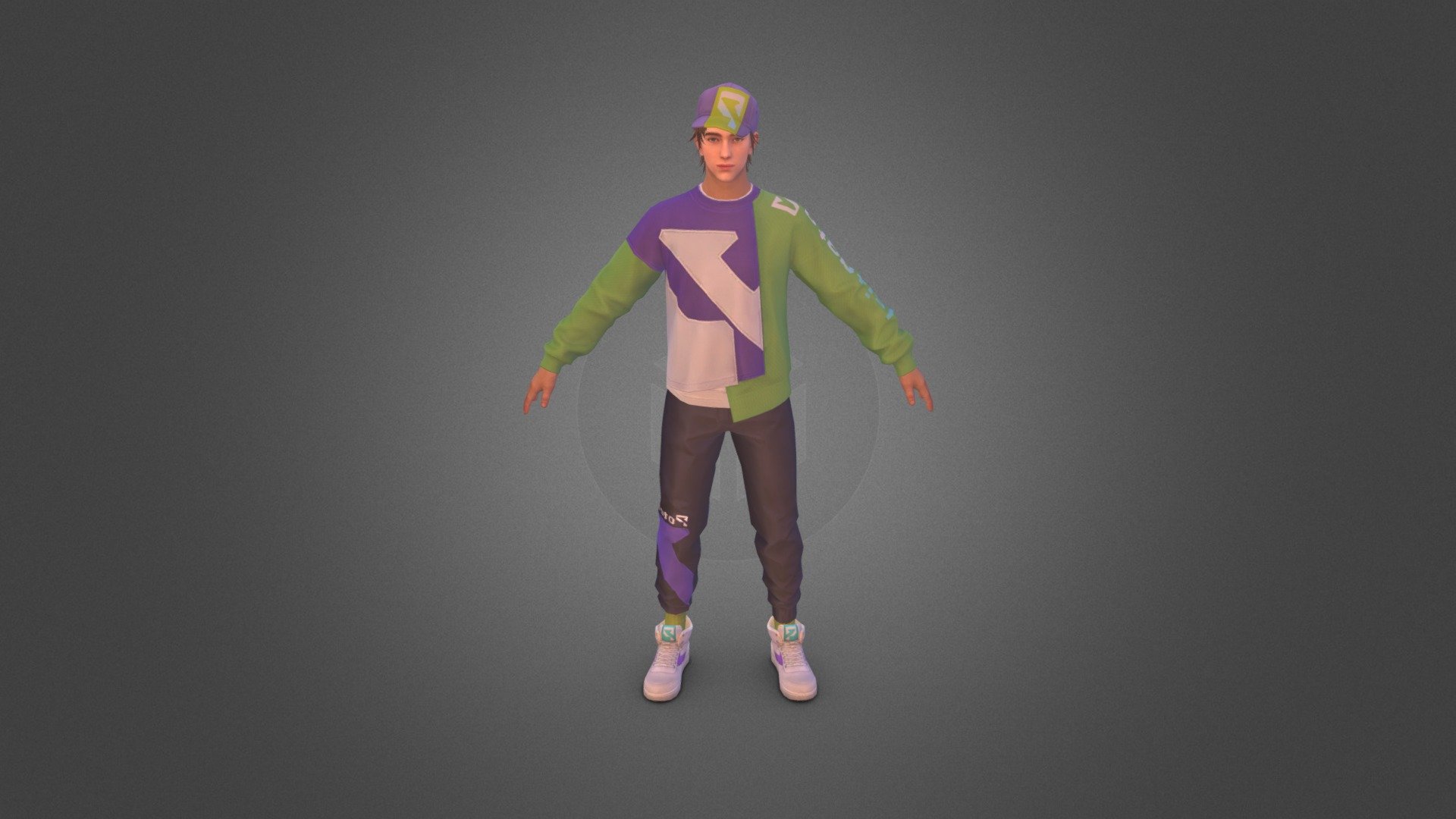 Freefire new male 3d model by pace gaming ff - 3D model by PACE GAMING ...