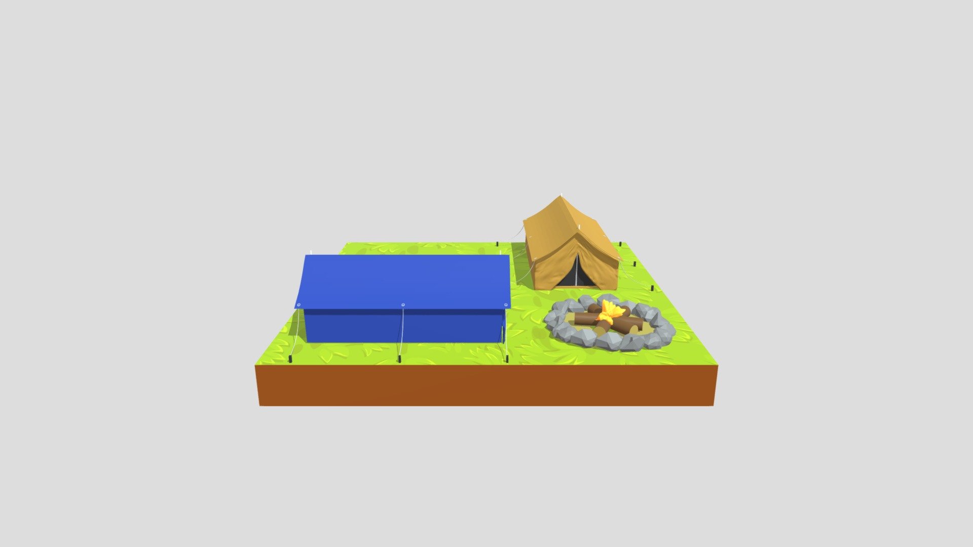 Stylized Camp - 3D model by CHAI920901 [38220ed] - Sketchfab