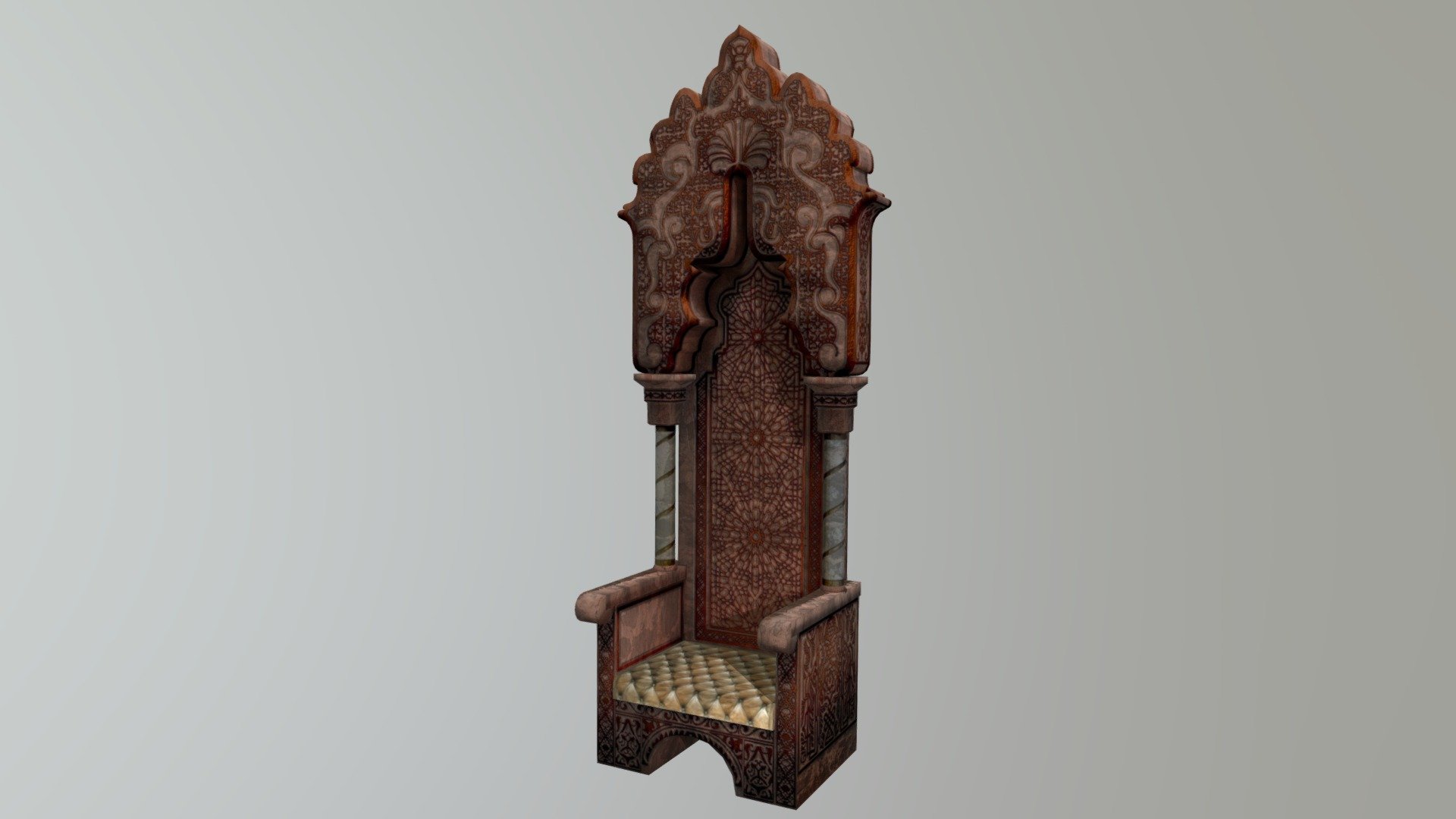 Redguard Throne - 3D model by xilefenko [3822126] - Sketchfab
