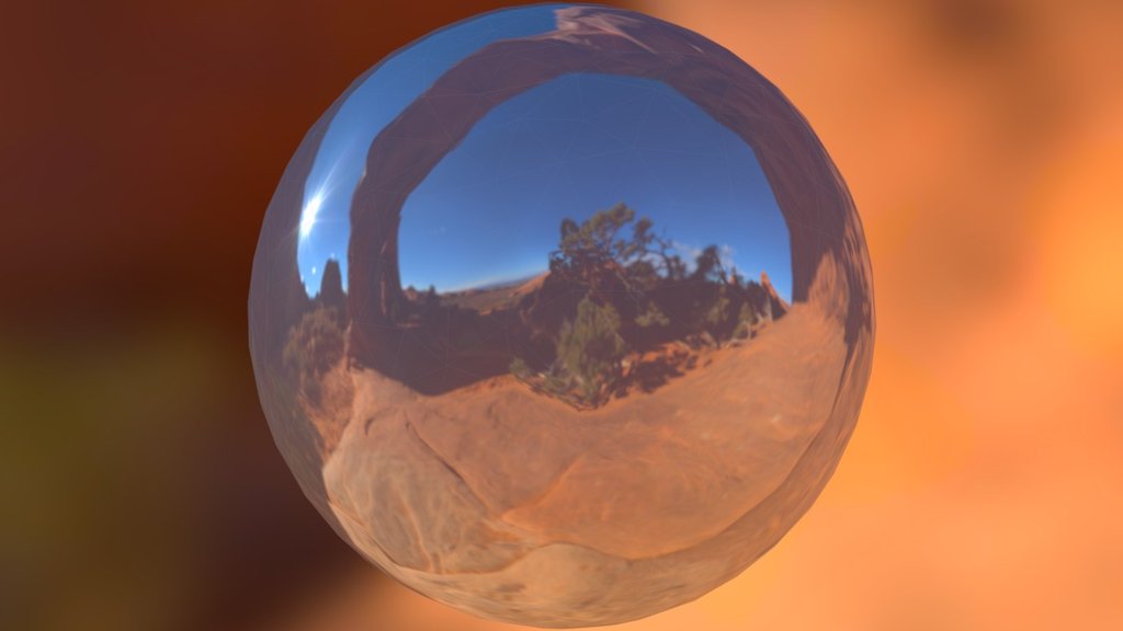 Reflective Sphere - 3D model by Rodd Halstead (@roddh) [3824879 ...