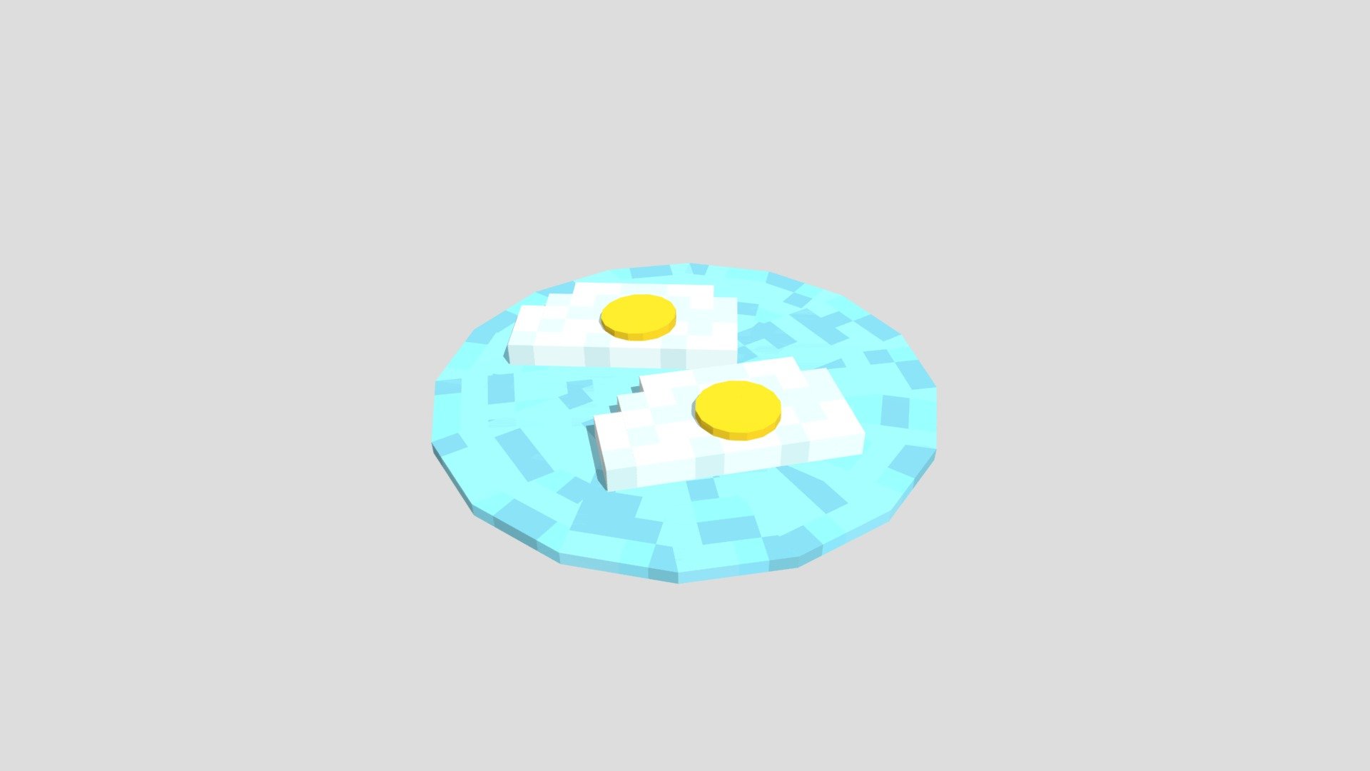 EggsOnPlate - Download Free 3D model by mamickabee [3824ff0] - Sketchfab